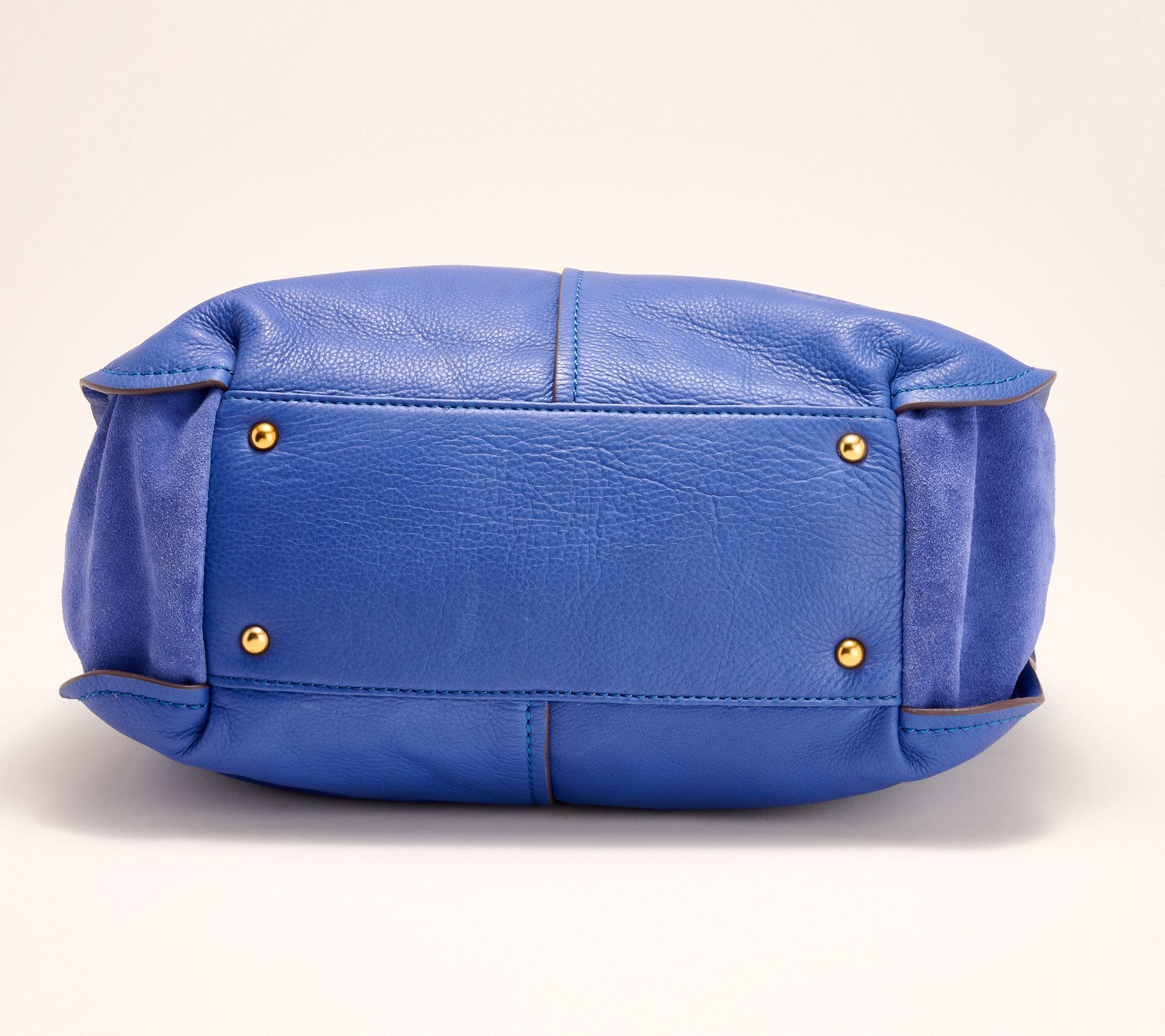 "As Is" American Leather Co. Summit Large Leather Hobo - QVC.com