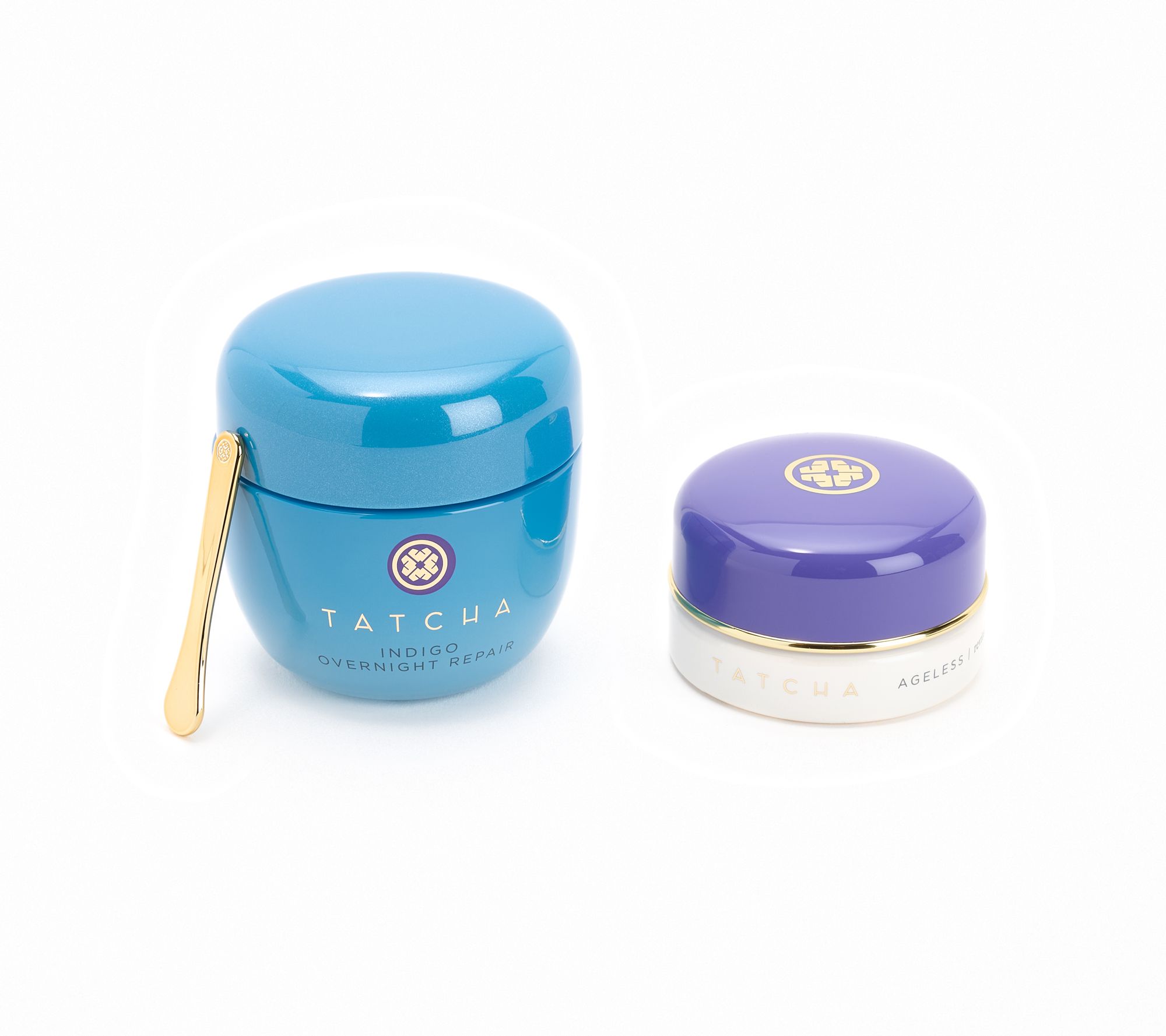 TATCHA Ageless Eye Cream & Indigo Overnight Cream - QVC.com