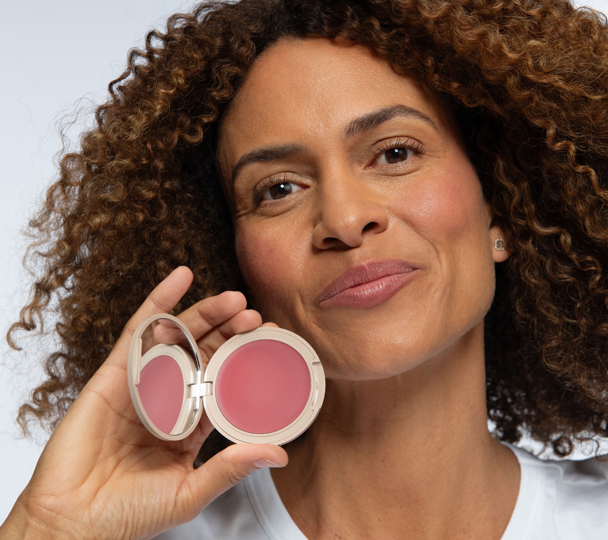 No Makeup Makeup Blush & Lip + Blush Brush - QVC.com