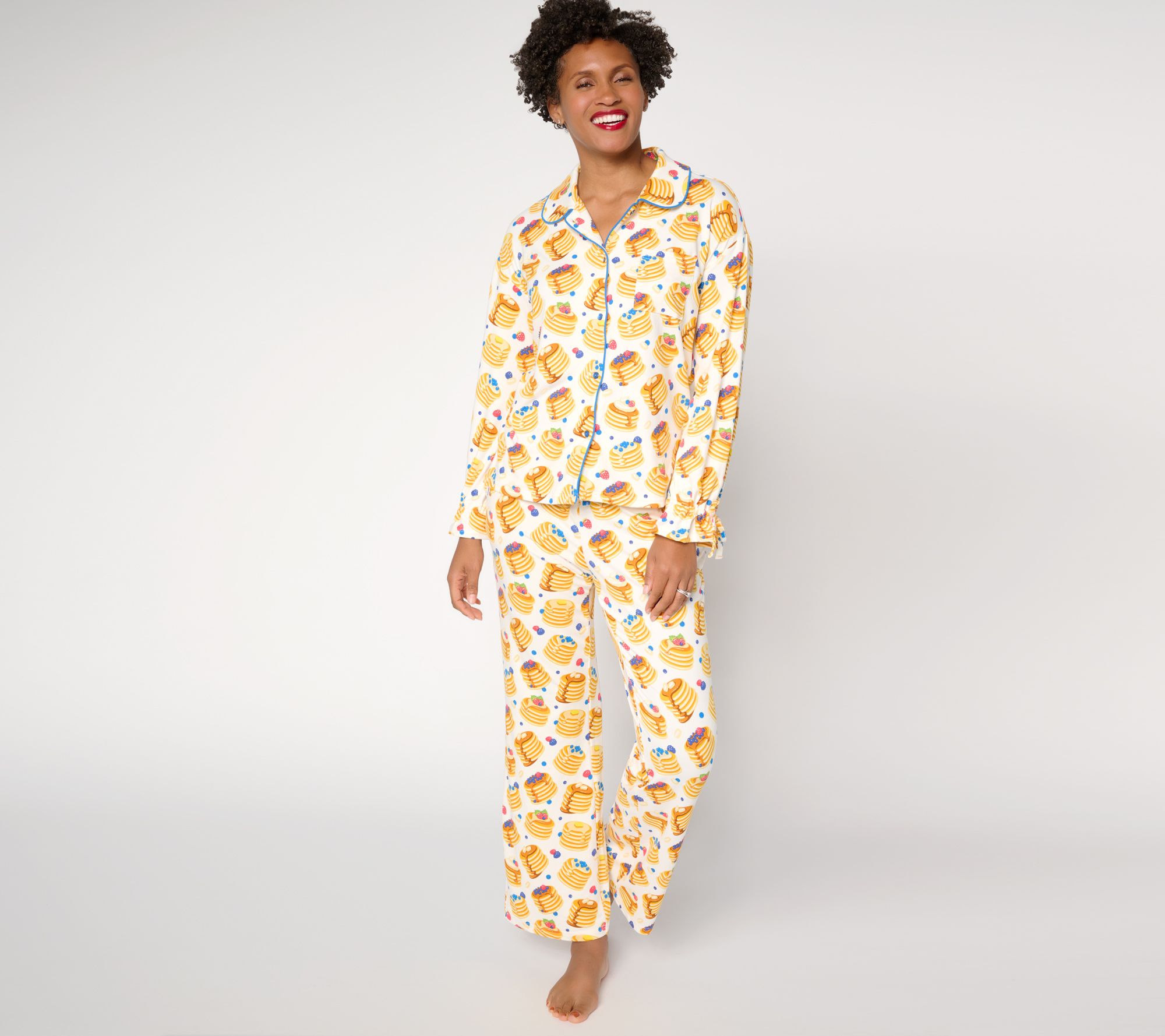 "As Is" MUK LUKS Dream Cloud Sweet Treats Pajama Set - QVC.com