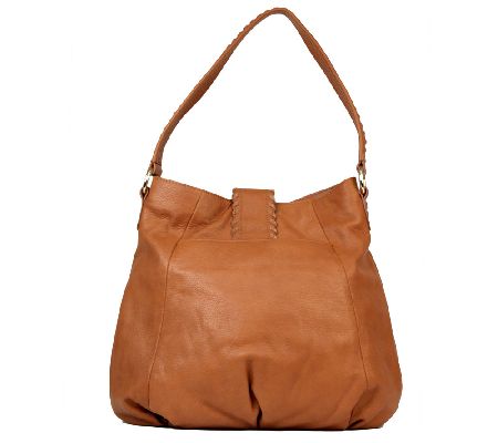 Muxo by Camila Alves Pebble Leather and Suede Slouchy Hobo - QVC.com