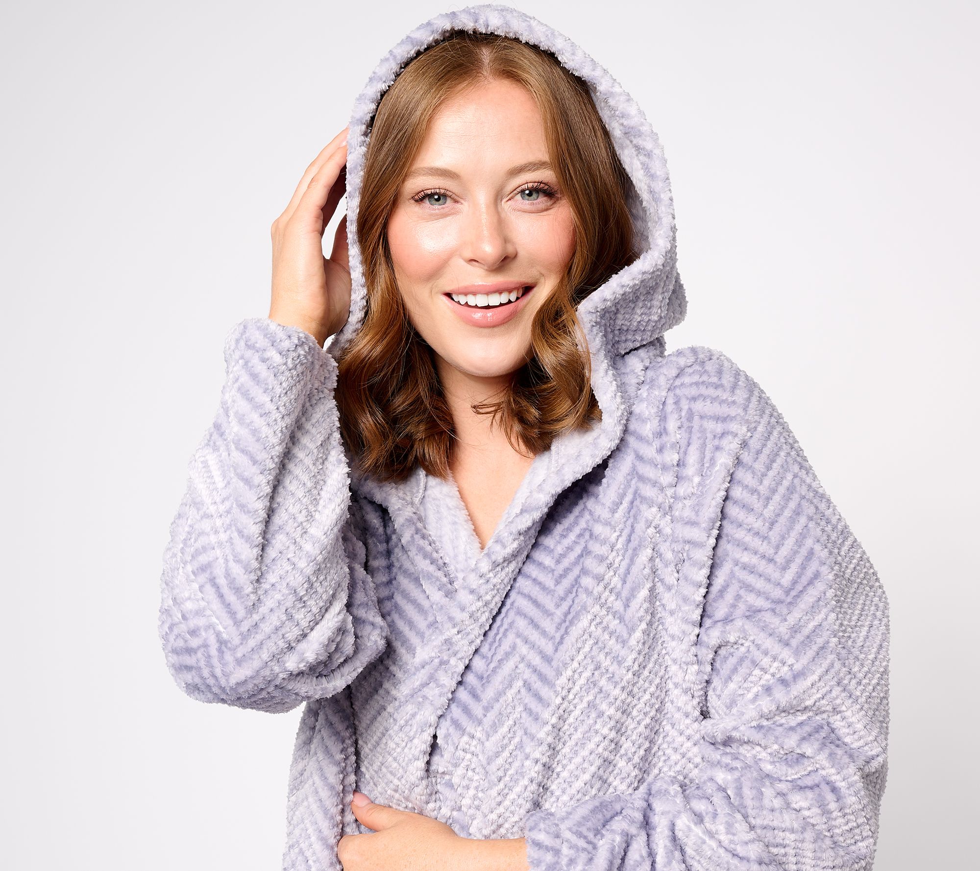 "As Is" Berkshire Homewear Hooded Cardigan & Pant Lounge Set - QVC.com