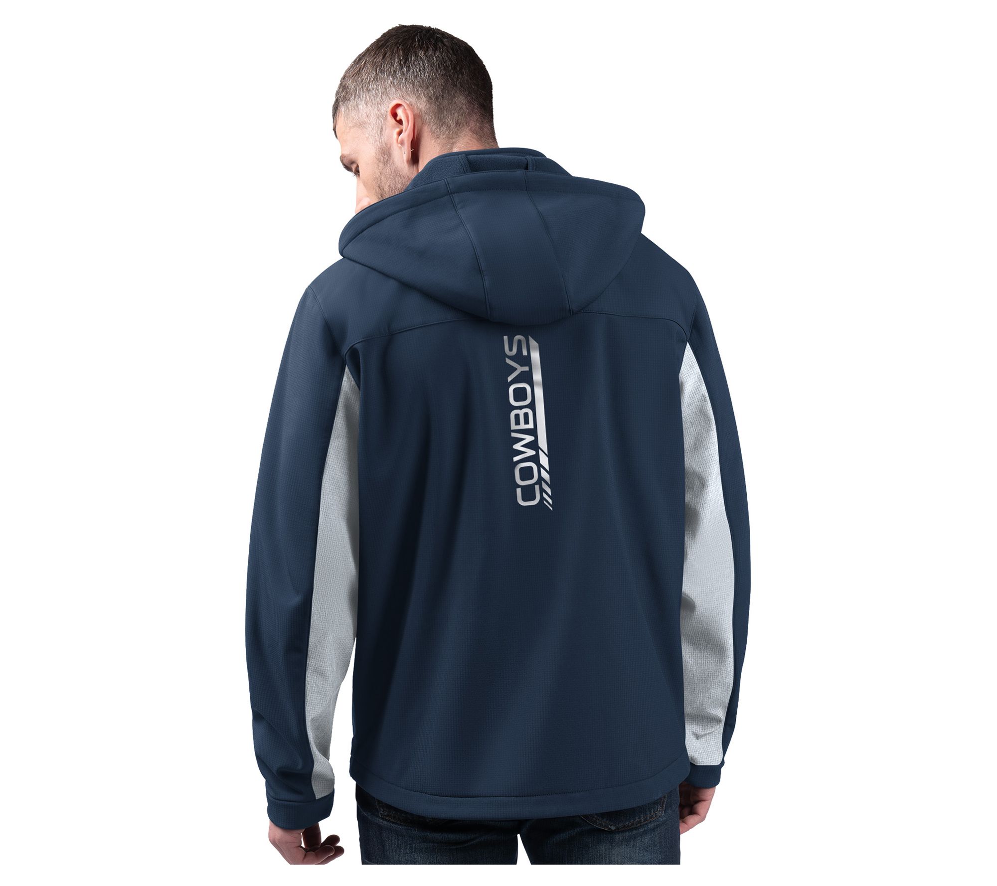 NFL Dallas Men's Soft Shell Bonded Jacket - QVC.com