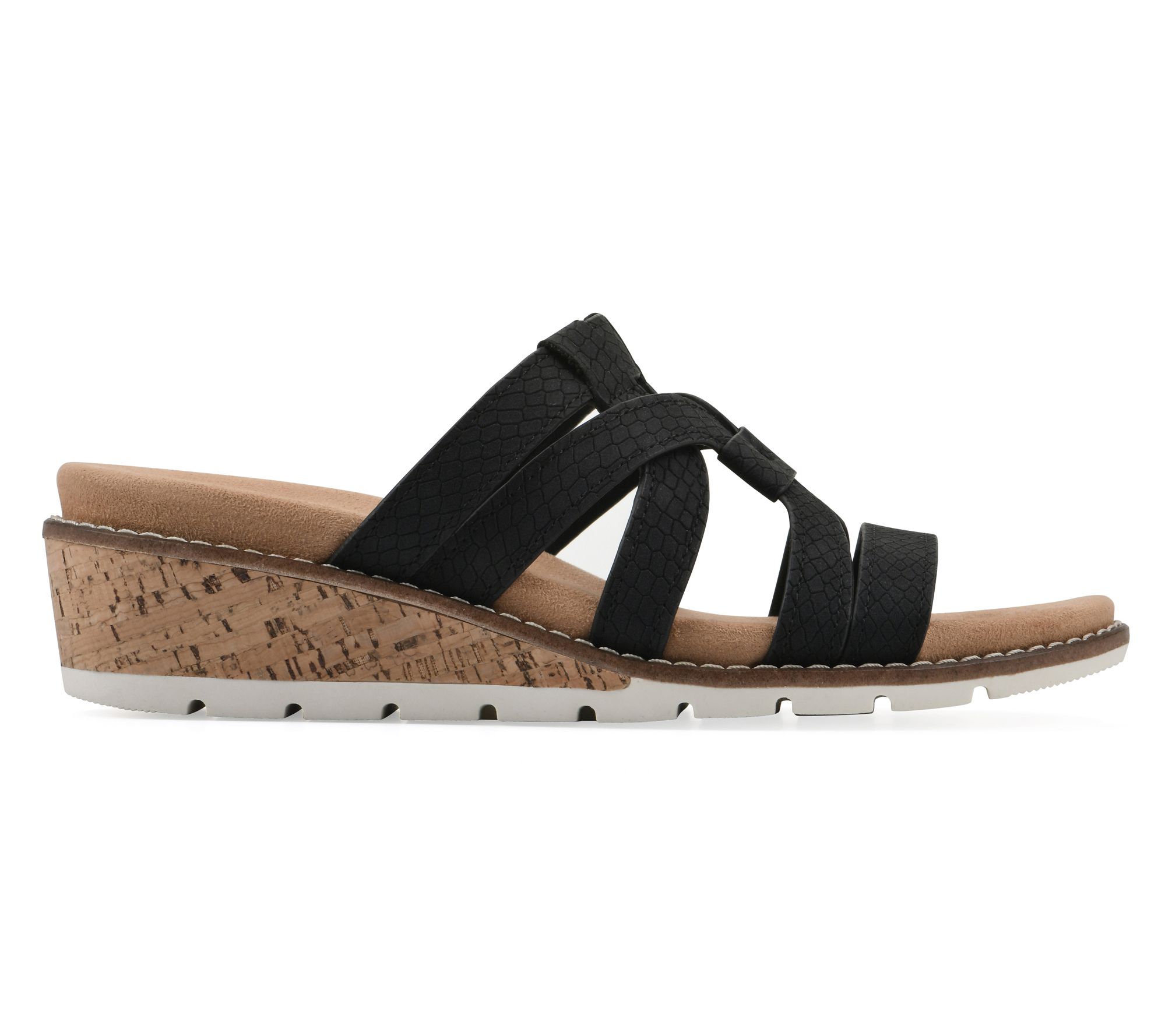 Cliffs by White Mountain Wedge Sandals - Tinisha - QVC.com