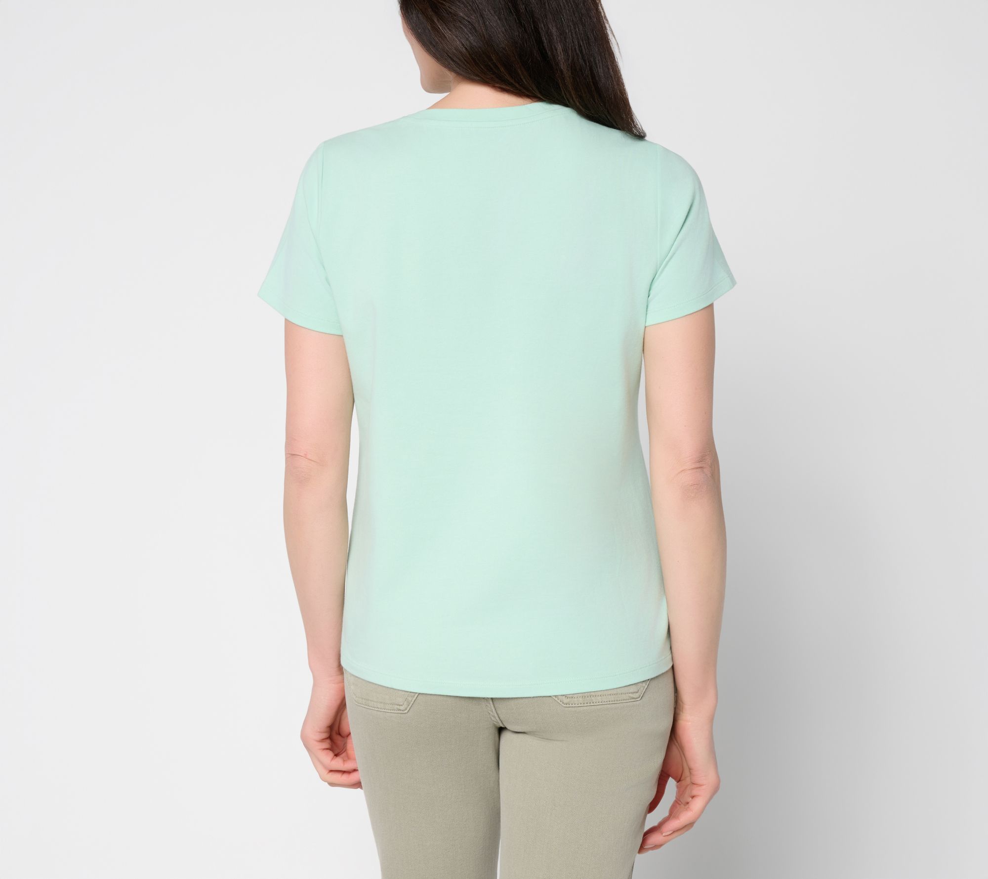 Studio Park 40th Anniversary Graphic Short Sleeve Tee - QVC.com