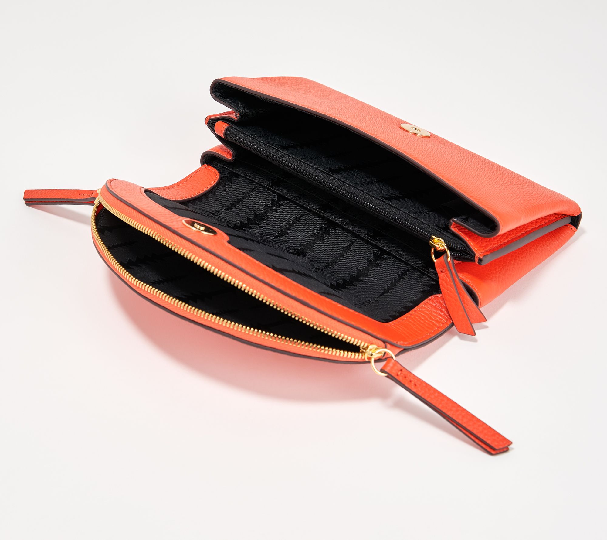 "As Is" THACKER Leather Crossbody - Nikki - QVC.com