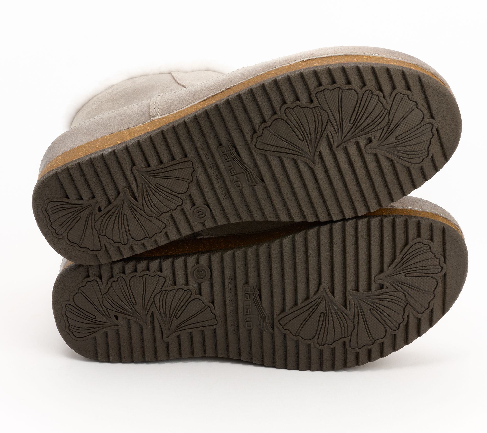 "As Is" Dansko Leather Fur Lined Ankle Boots- Mitzy - QVC.com