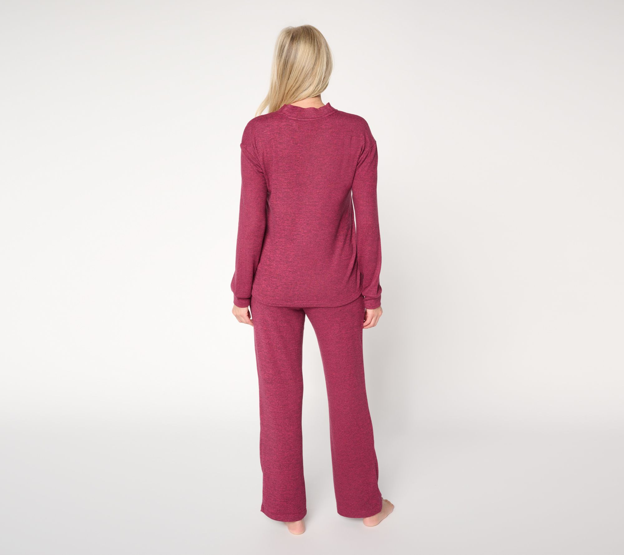 Stan Herman Sweater Knit 2 Pc Lounge Set - QVC.com