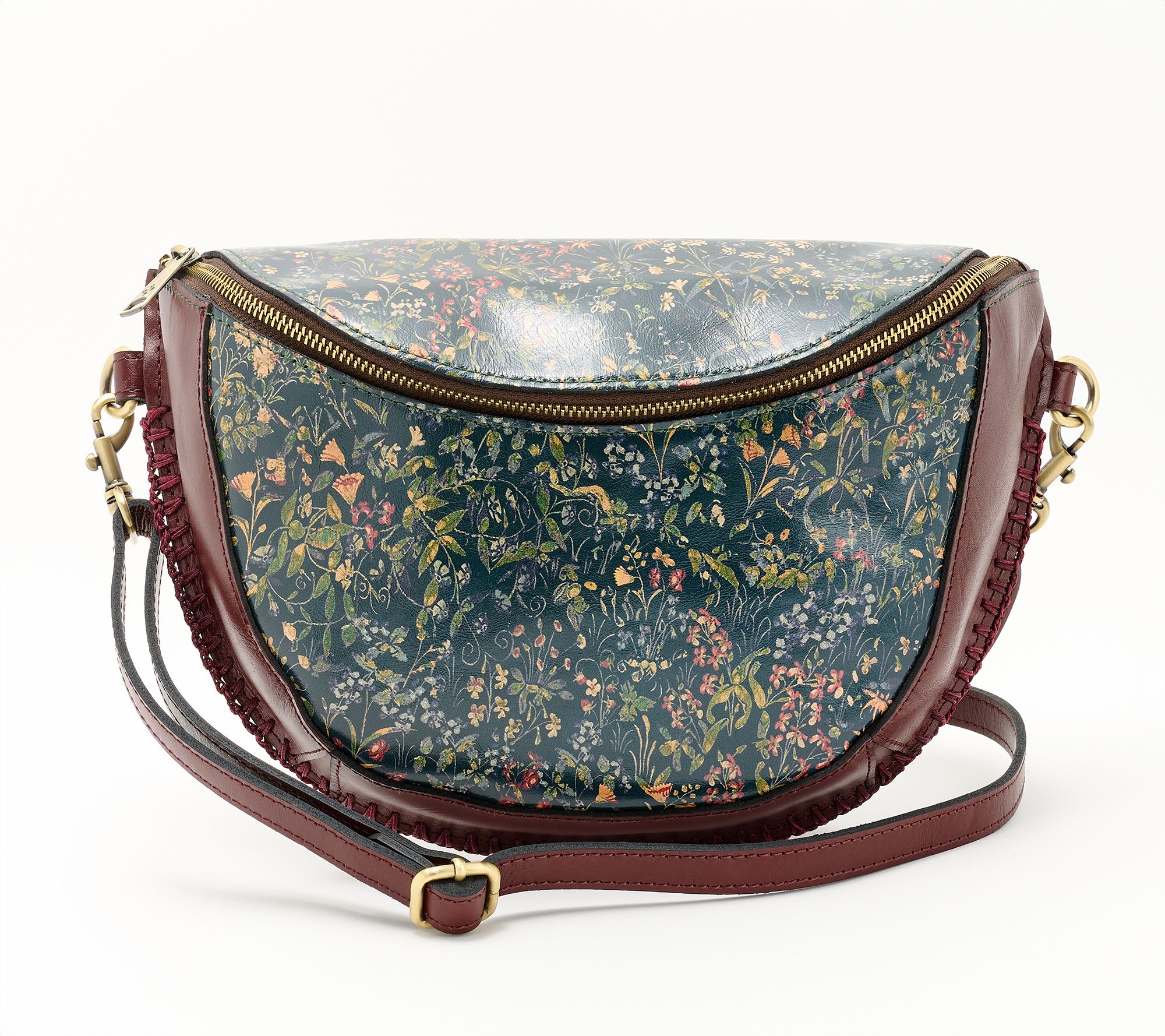 "As Is" Patricia Nash Leather Avella Belt Bag - QVC.com