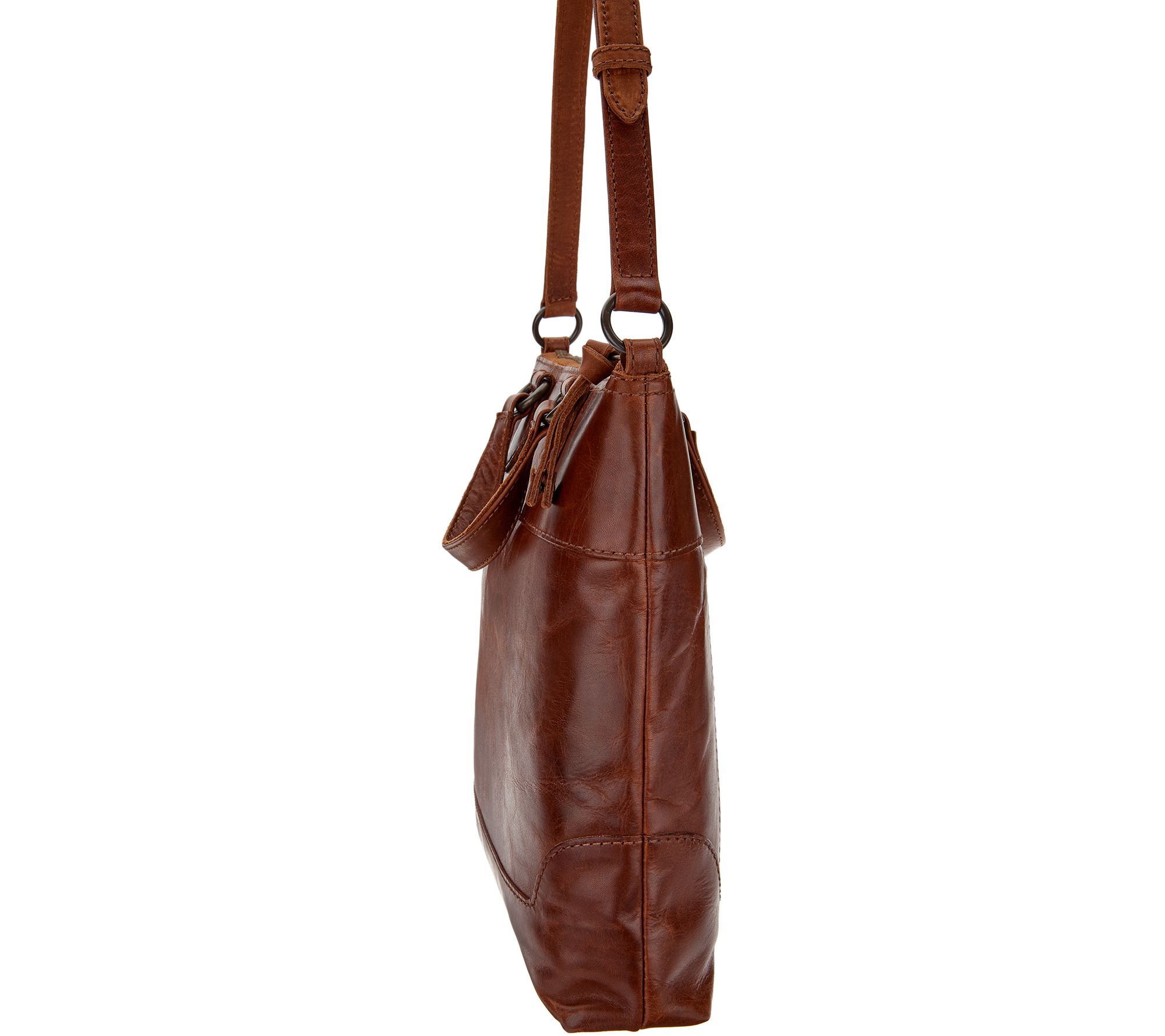 Frye Leather Melissa Small Tote Crossbody - QVC.com