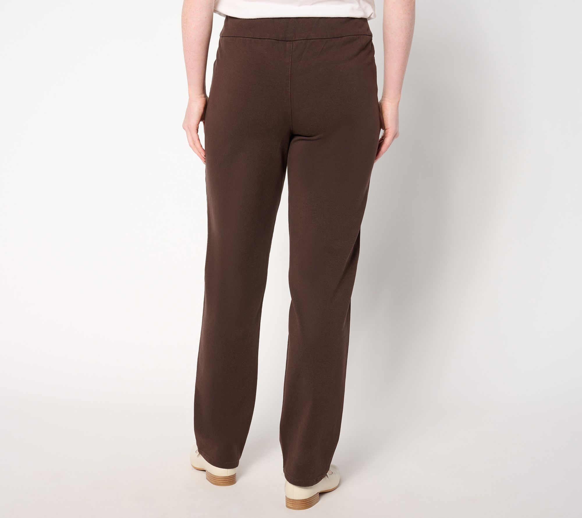 "As Is" Quacker Factory Short DreamJeannes Flat Waistband Straight Leg ...