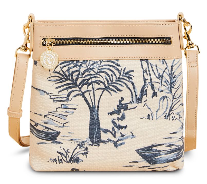 Spartina 449 Hipster Crossbody Daise Seascape - QVC.com