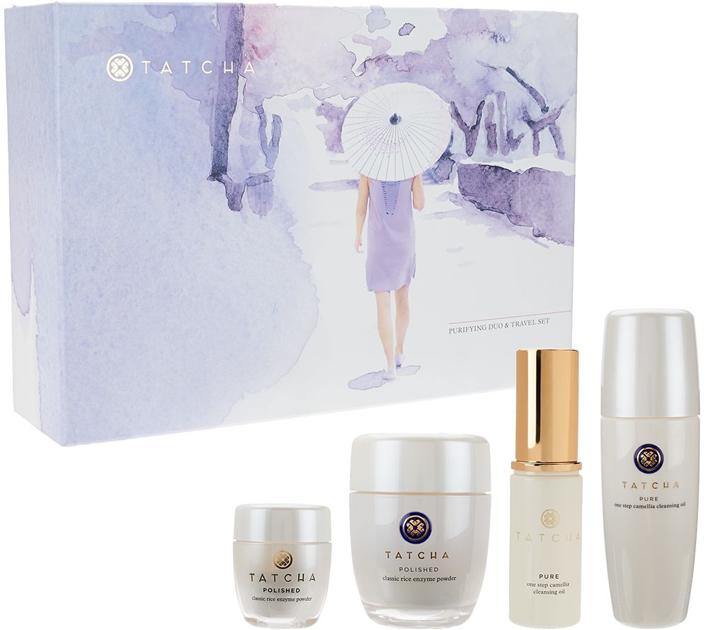 TATCHA Cleansing Oil & Enzyme Powder Duo with Travel Sizes - QVC.com