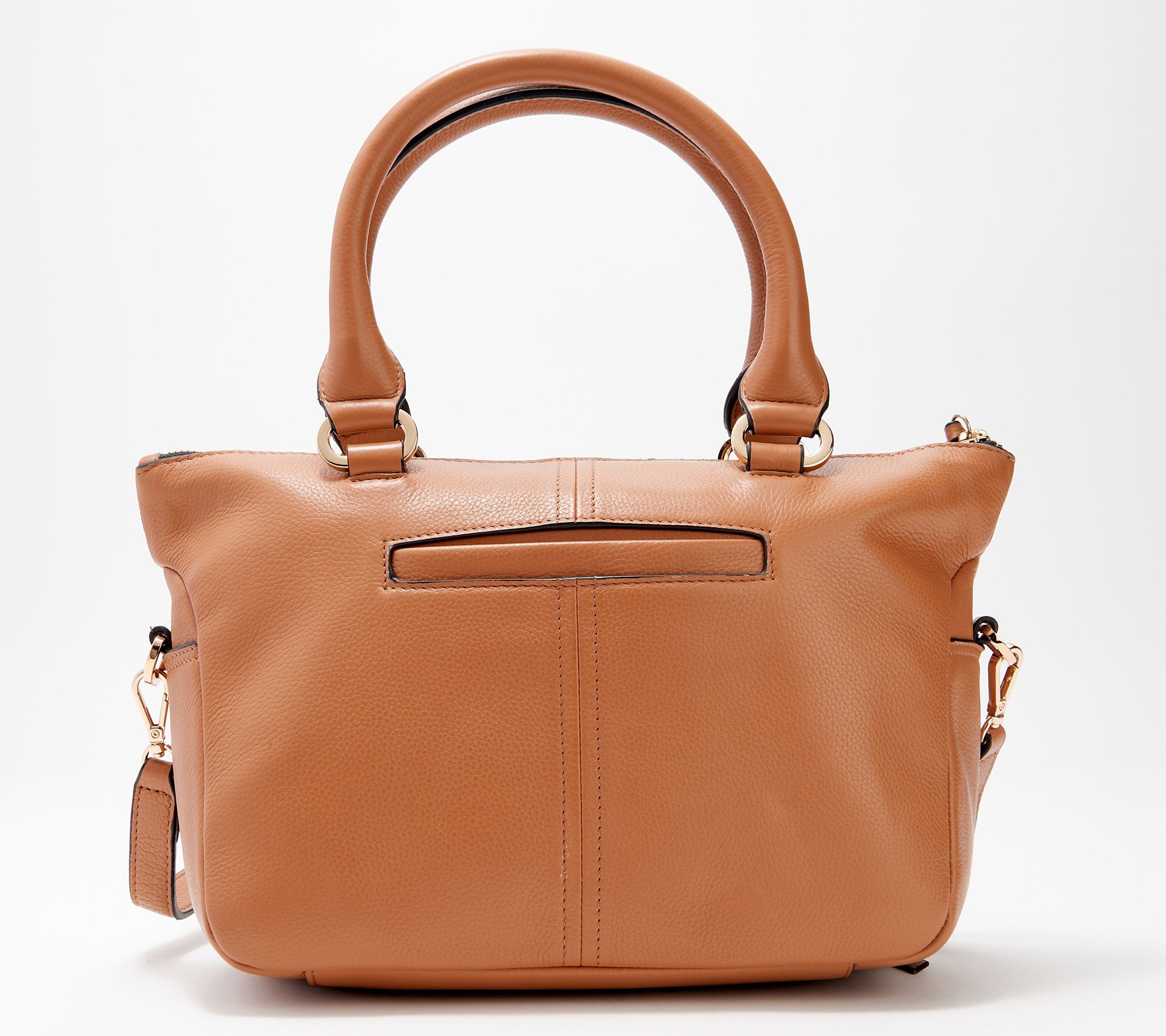 "As Is" Lodis Small Leather Sport Satchel - Ellie - QVC.com