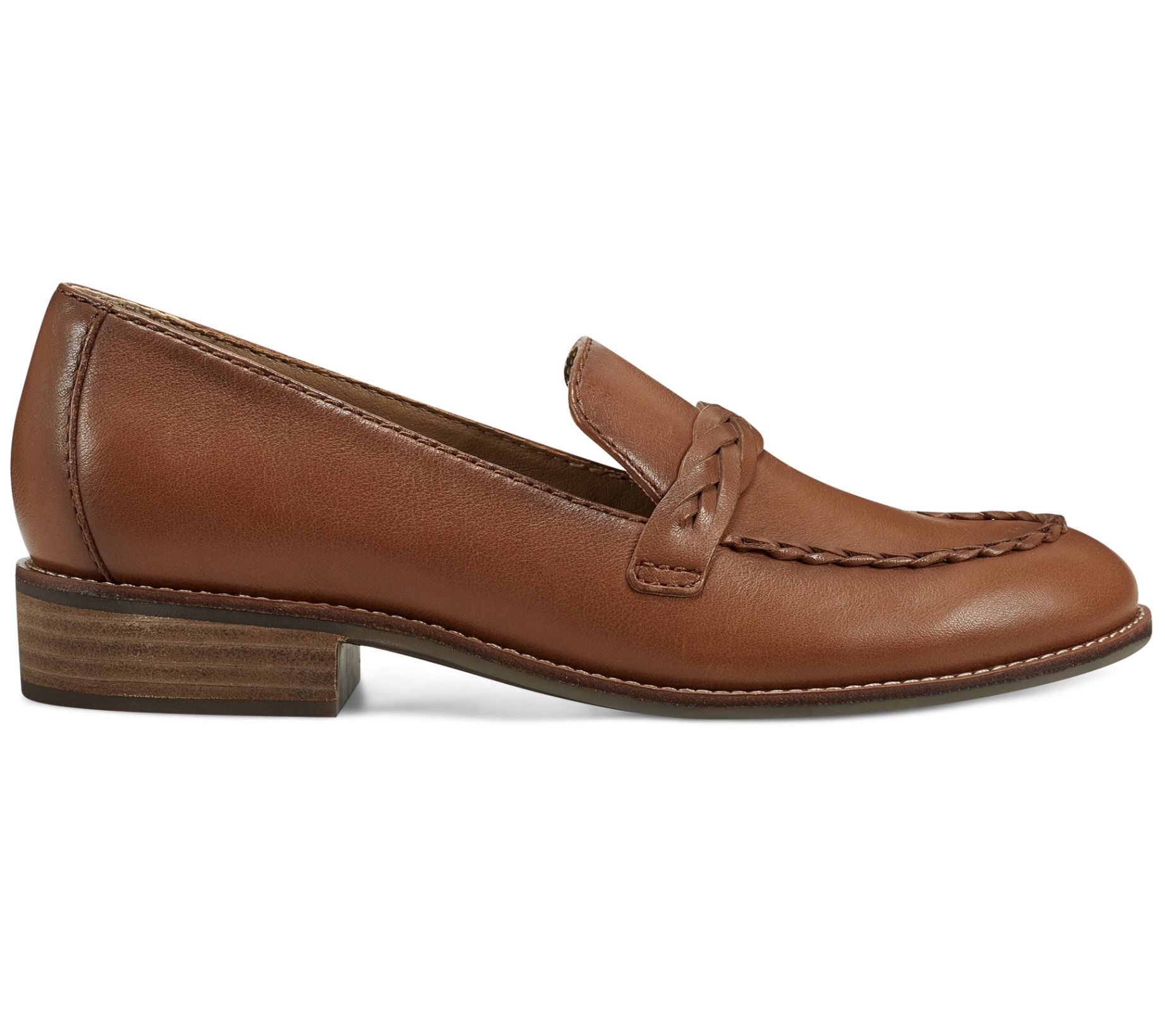 Earth Leather Slip-On Loafer Edie - QVC.com