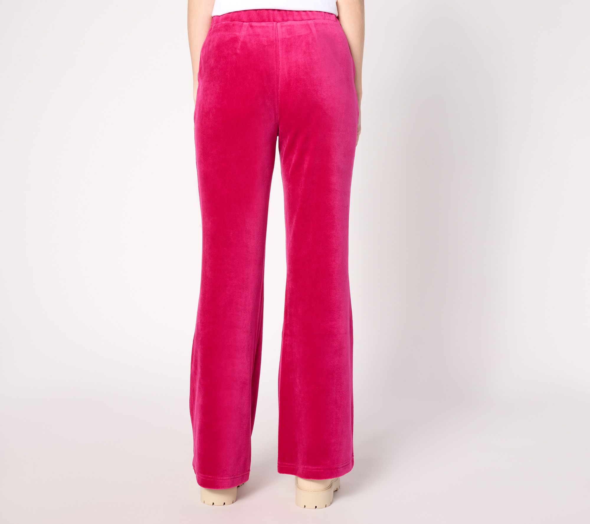 Studio Park x Shawn Killinger Regular Velveteen Flare Pant - QVC.com