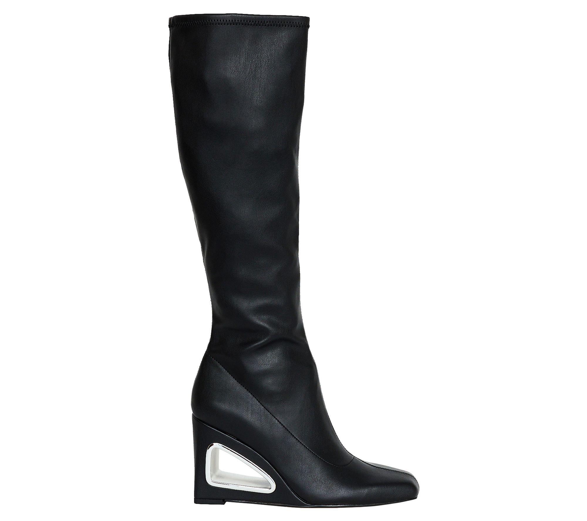 Katy Perry Hollow Wedge Knee High Boot - QVC.com