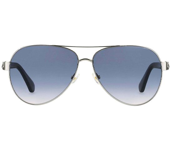 Kate Spade Geneva Women's Silver-Tone Aviator Sunglasses - QVC.com