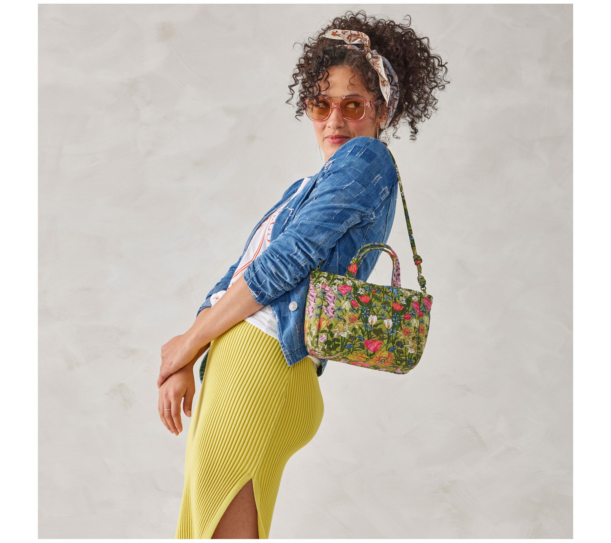 "As Is" Vera Bradley Mini Hathaway Tote - QVC.com