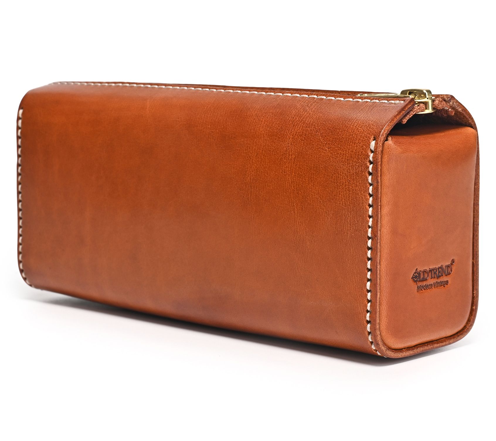 Old Trend Portable Leather Zip Top Box - QVC.com
