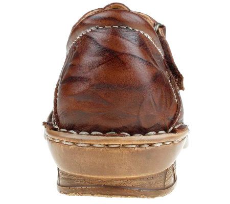Earth Petunia Leather Shoes with Cut-out Detail - QVC.com