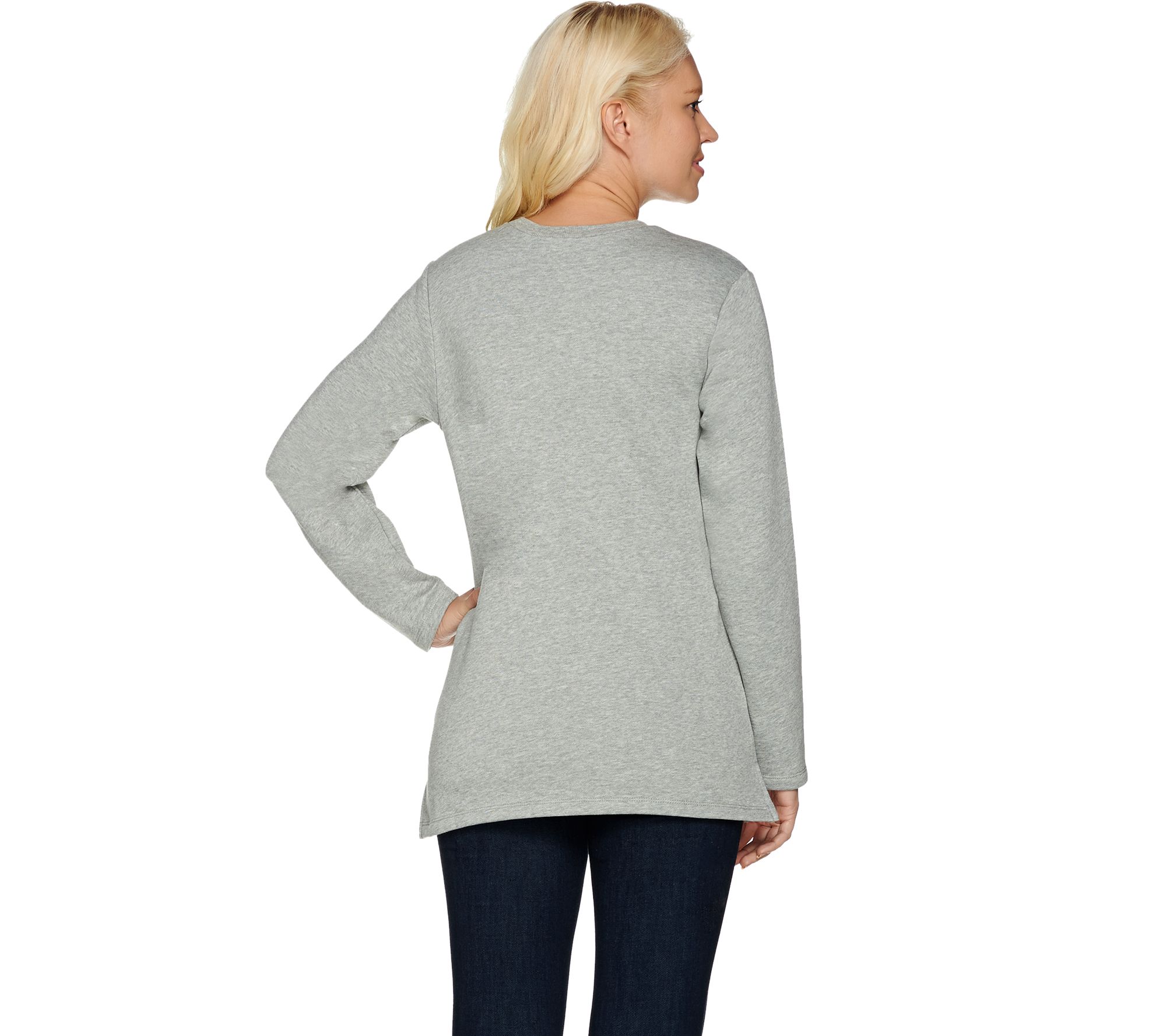 "As Is" Quacker Factory Halloween Fun Long Sleeve Sweatshirt - QVC.com