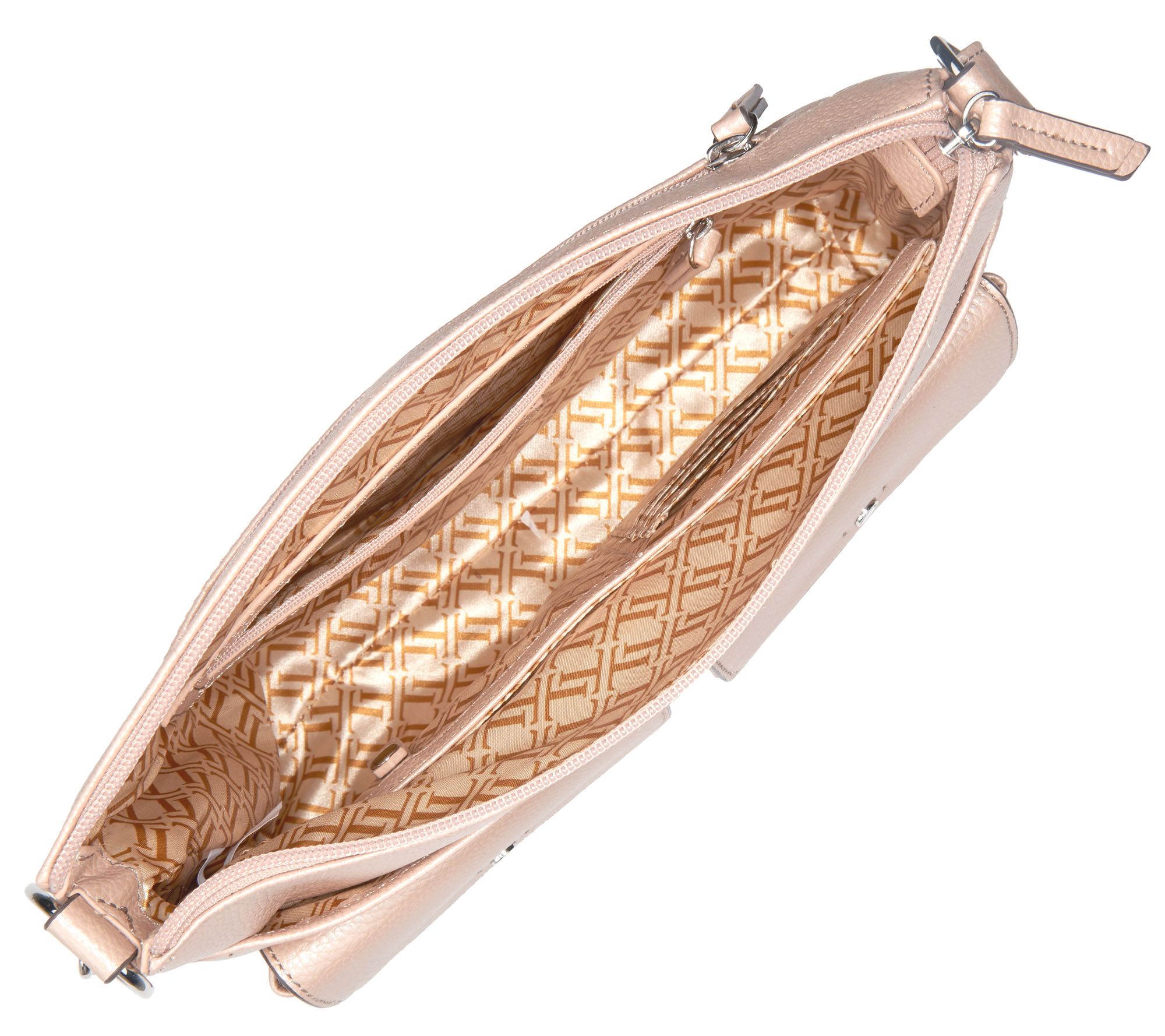 "As Is" Tignanello Leather Convertible Crossbody - QVC.com