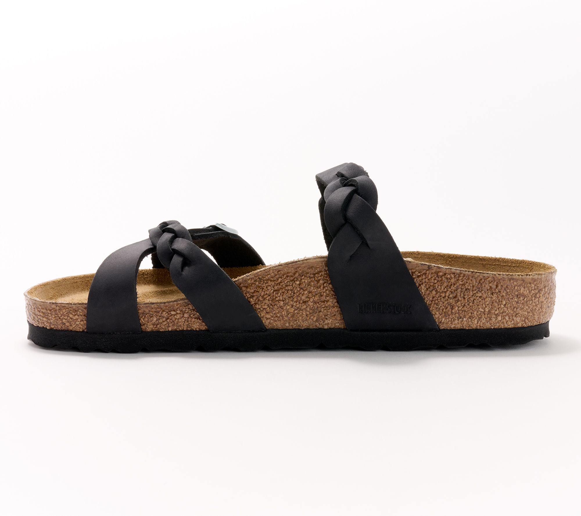 Birkenstock Recovery Three-Strap Slide Sandal - Franca Braid - QVC.com