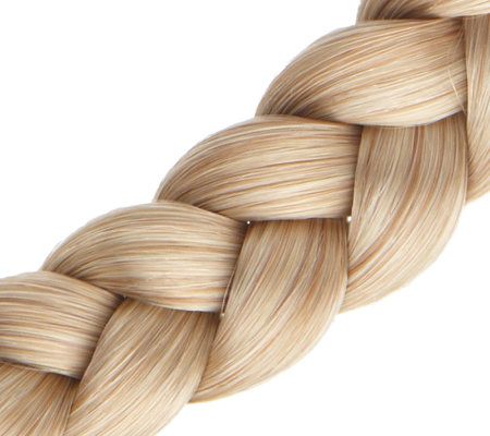 hairdo by Ken Paves & Jessica Simpson Braid Band - QVC.com