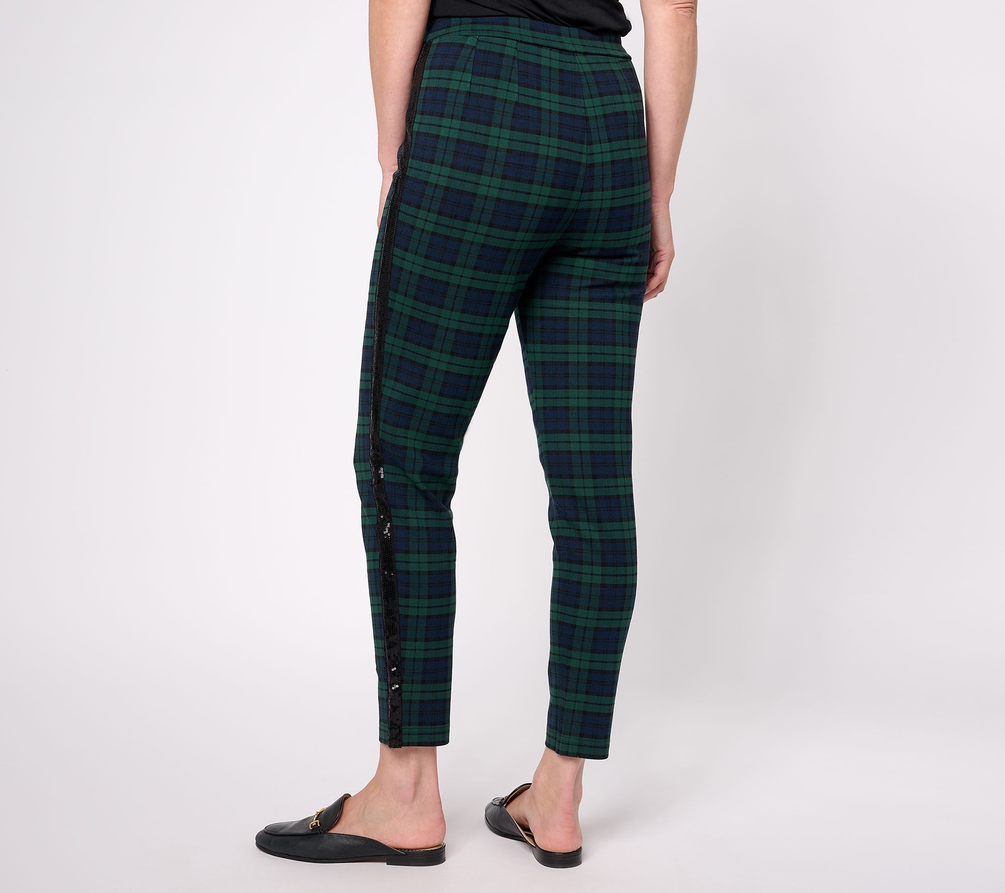 "As Is" Joan Rivers Red Carpet Reg Signature Knit Ankle Pants - QVC.com