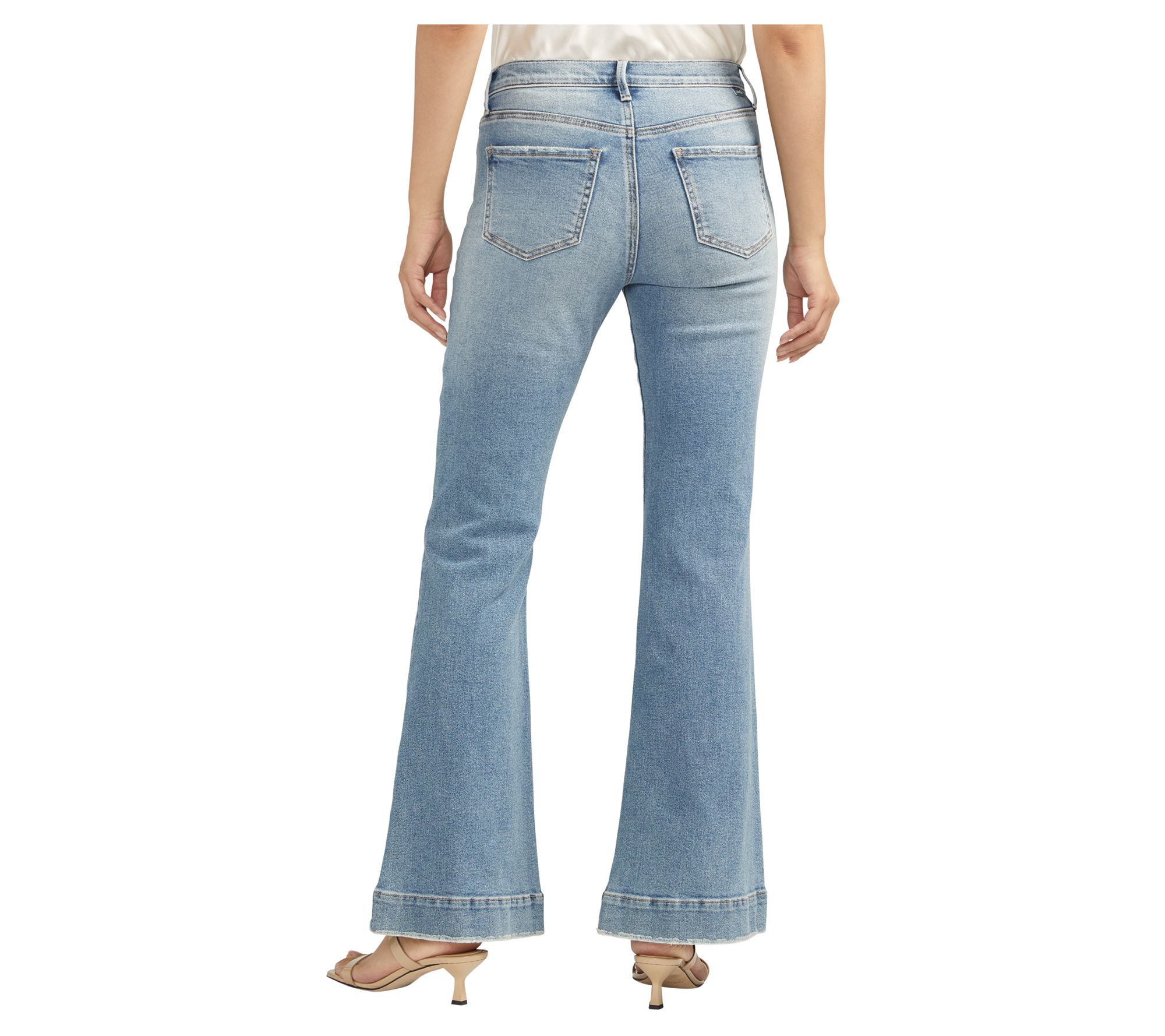 JAG Kait Mid-Rise Flare Jeans - SAT259 - QVC.com