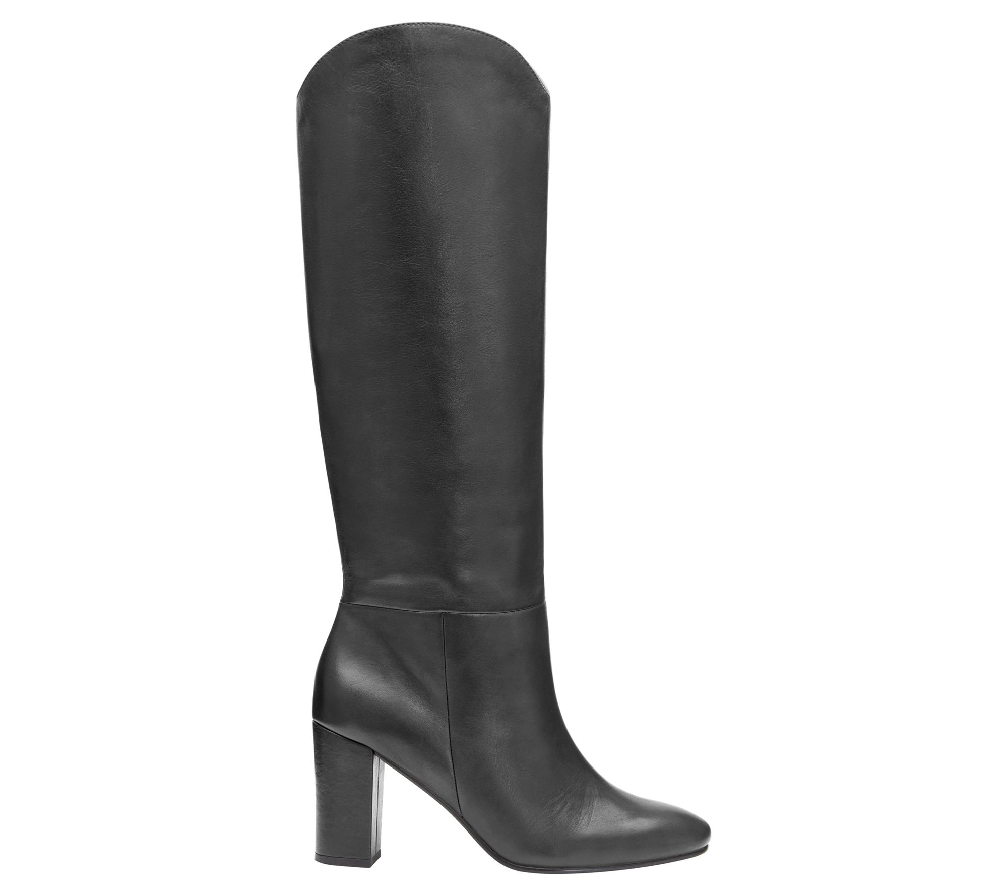 Johnston & Murphy Charlotte Knee-High Leather Boot - QVC.com