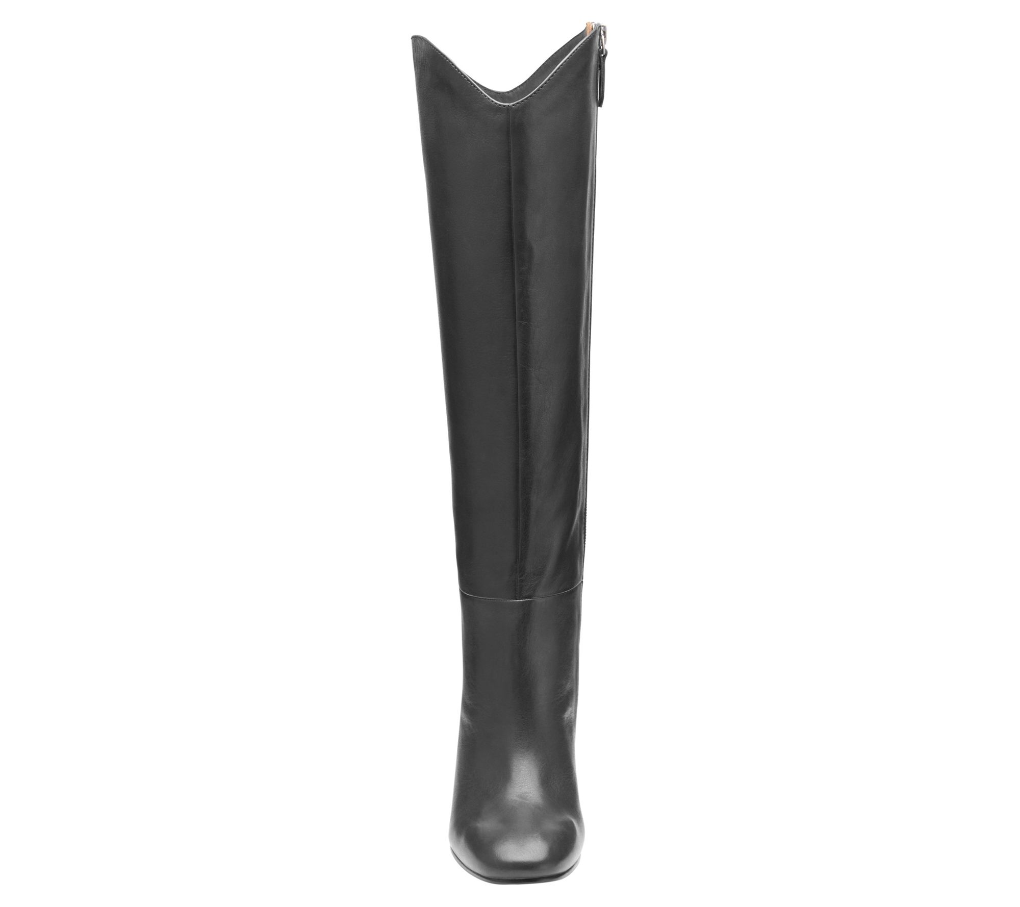 Johnston & Murphy Charlotte Knee-High Leather Boot - QVC.com