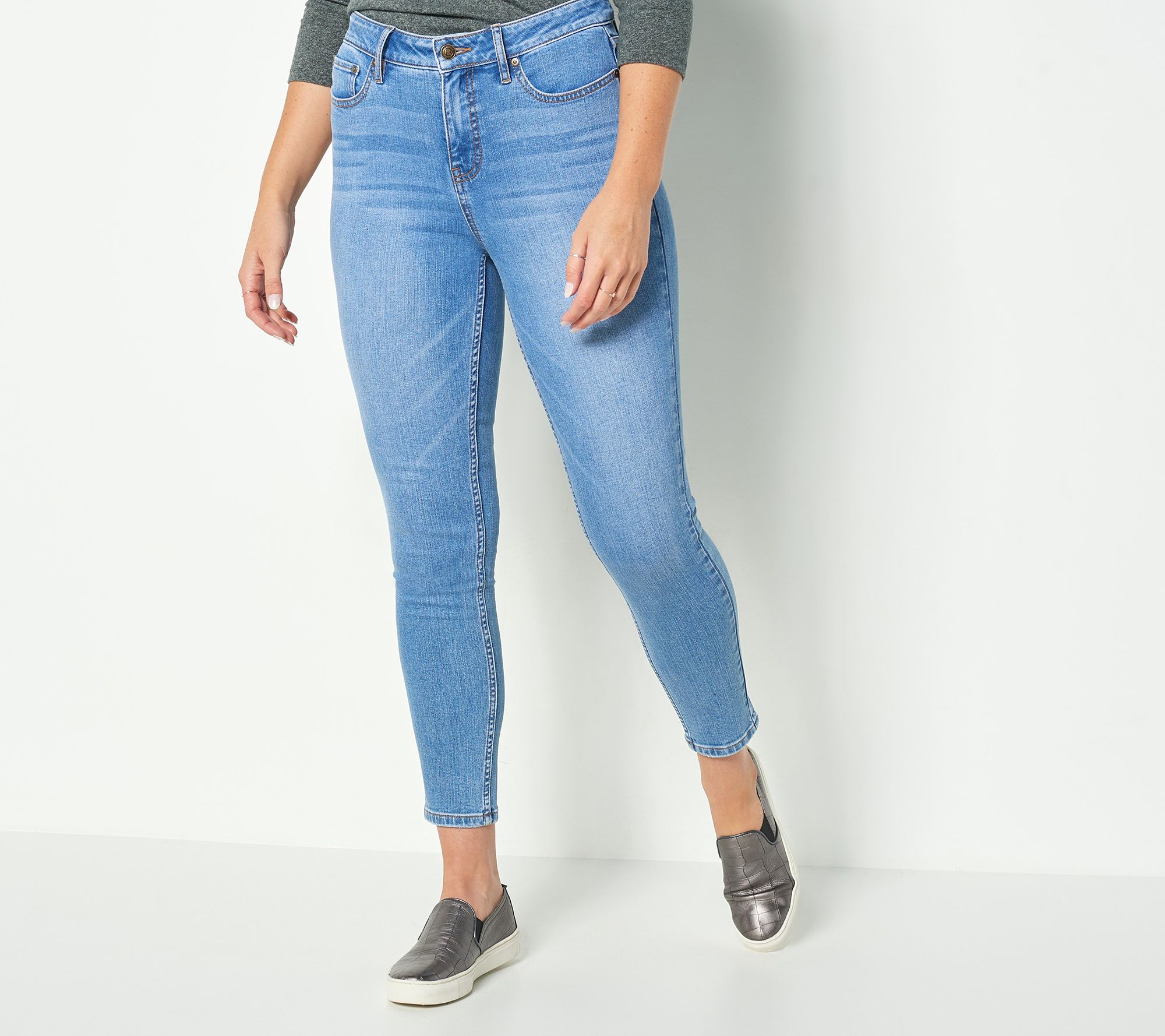 Candace Cameron Bure Pacific Denim Full-Length Skinny Jean - QVC.com
