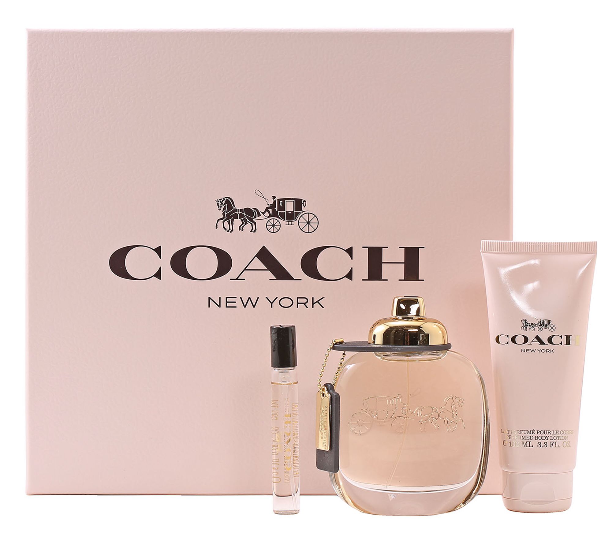 Coach NY Eau de Parfum, Mini & Body Lotion Set - QVC.com