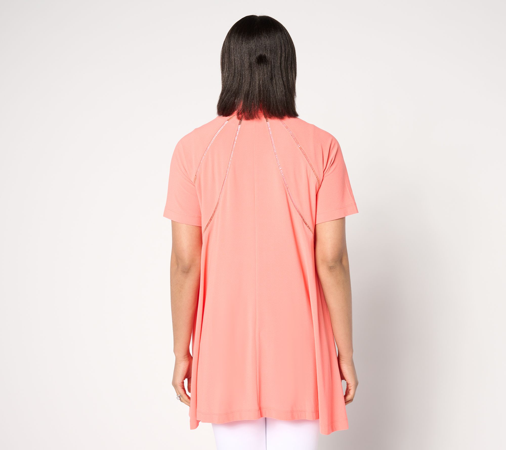"As Is" Attitudes by Renee Regular Novelty Trim Detail Tunic - QVC.com