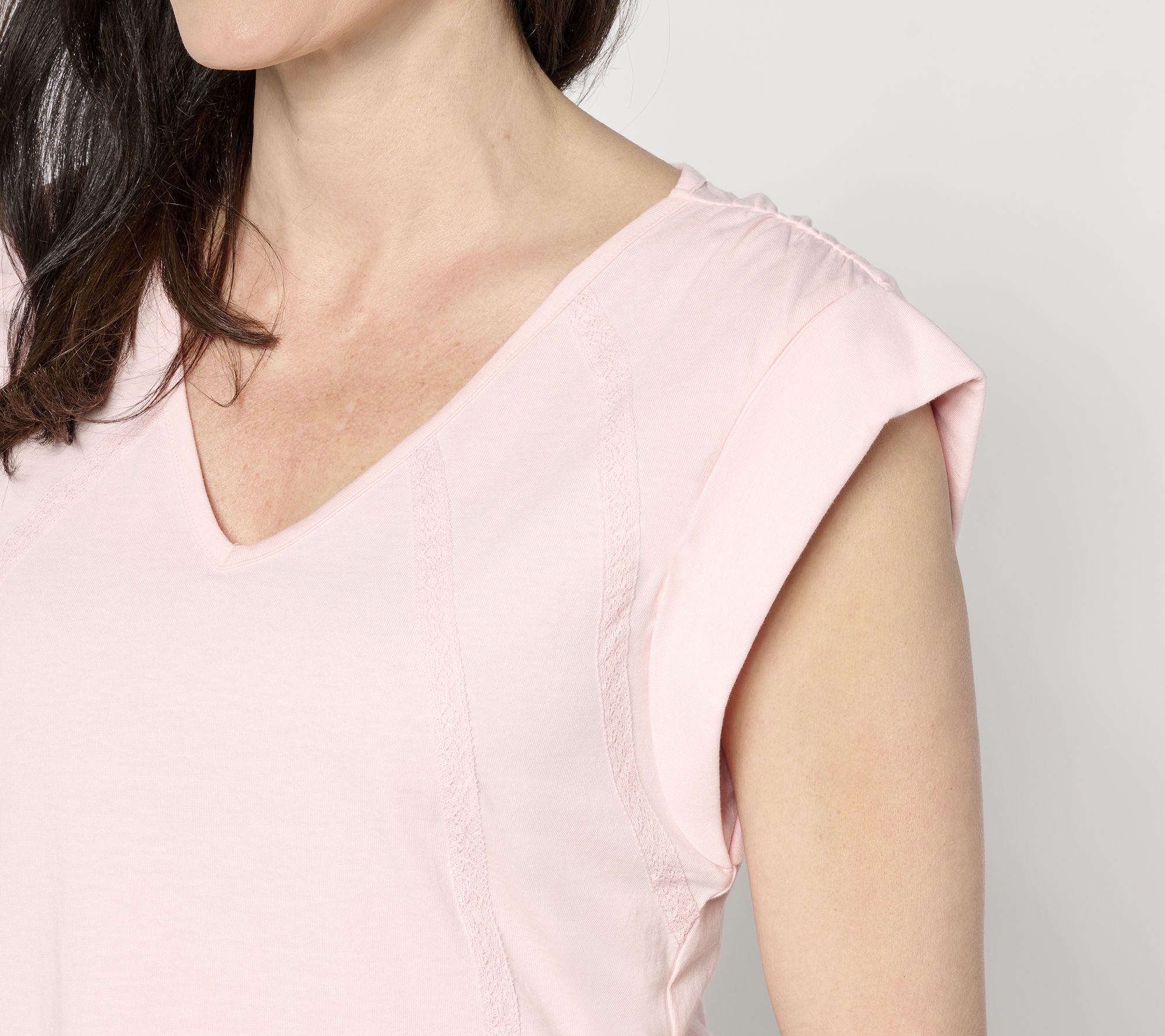 Me by Jennie Garth Carolina 100% Cotton Tee - QVC.com