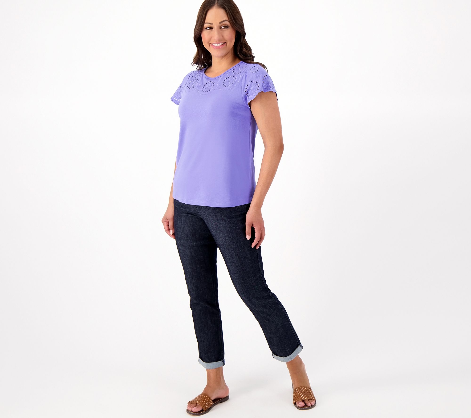 NYDJ Slim Ankle Jogger in Lightweight Denim - QVC.com
