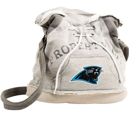 NFL Carolina Panthers Hoodie Duffel Bag - QVC.com