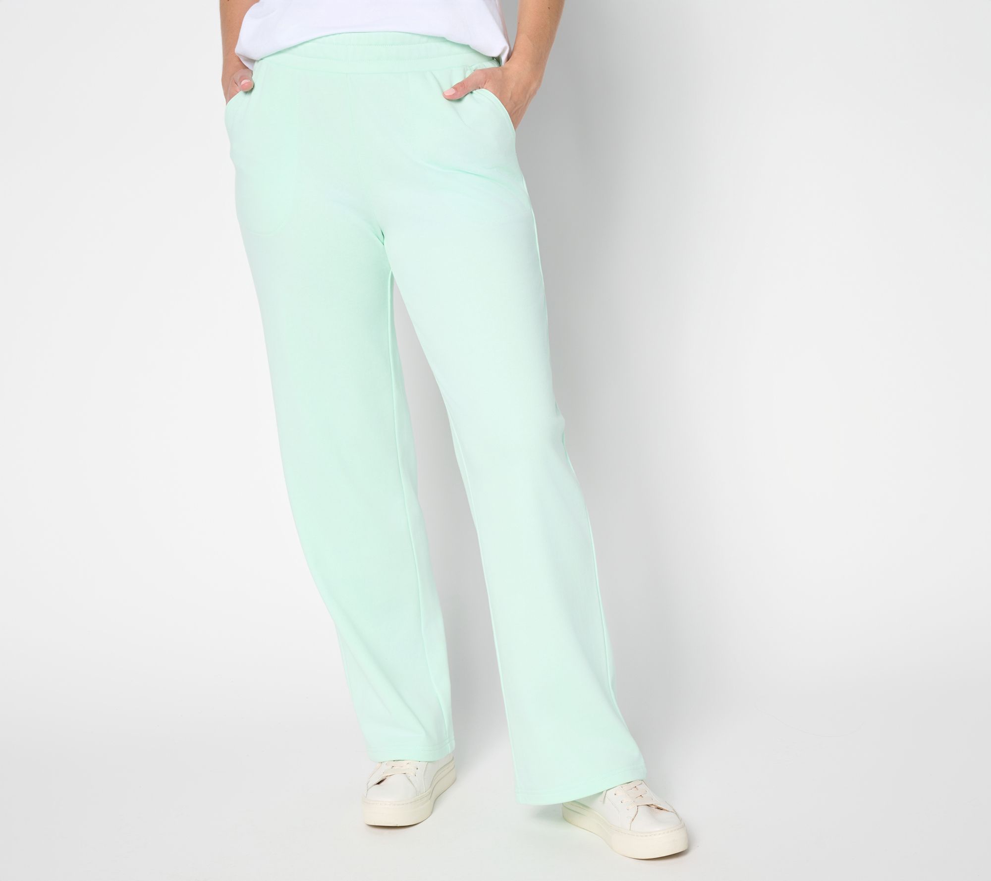 Belle Beach by Kim Gravel Regular Seaside Sweats Beach Pant - QVC.com