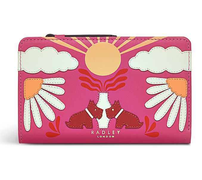 RADLEY London R ising Sun Leather Bifold Medium Wallet - QVC.com