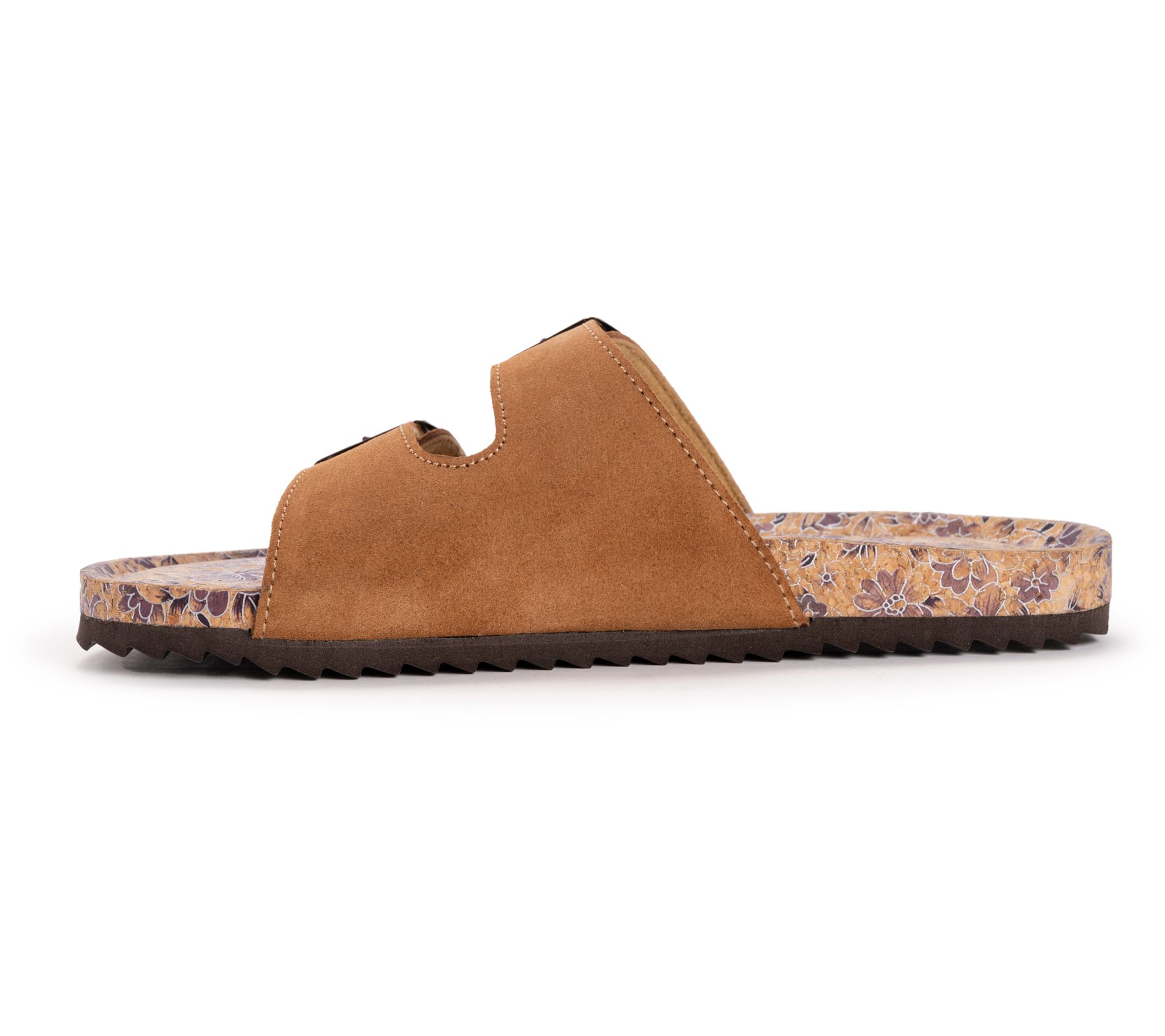 MUK LUKS Women's Tessa Tera Turf Double Strap Slide Sandal - QVC.com
