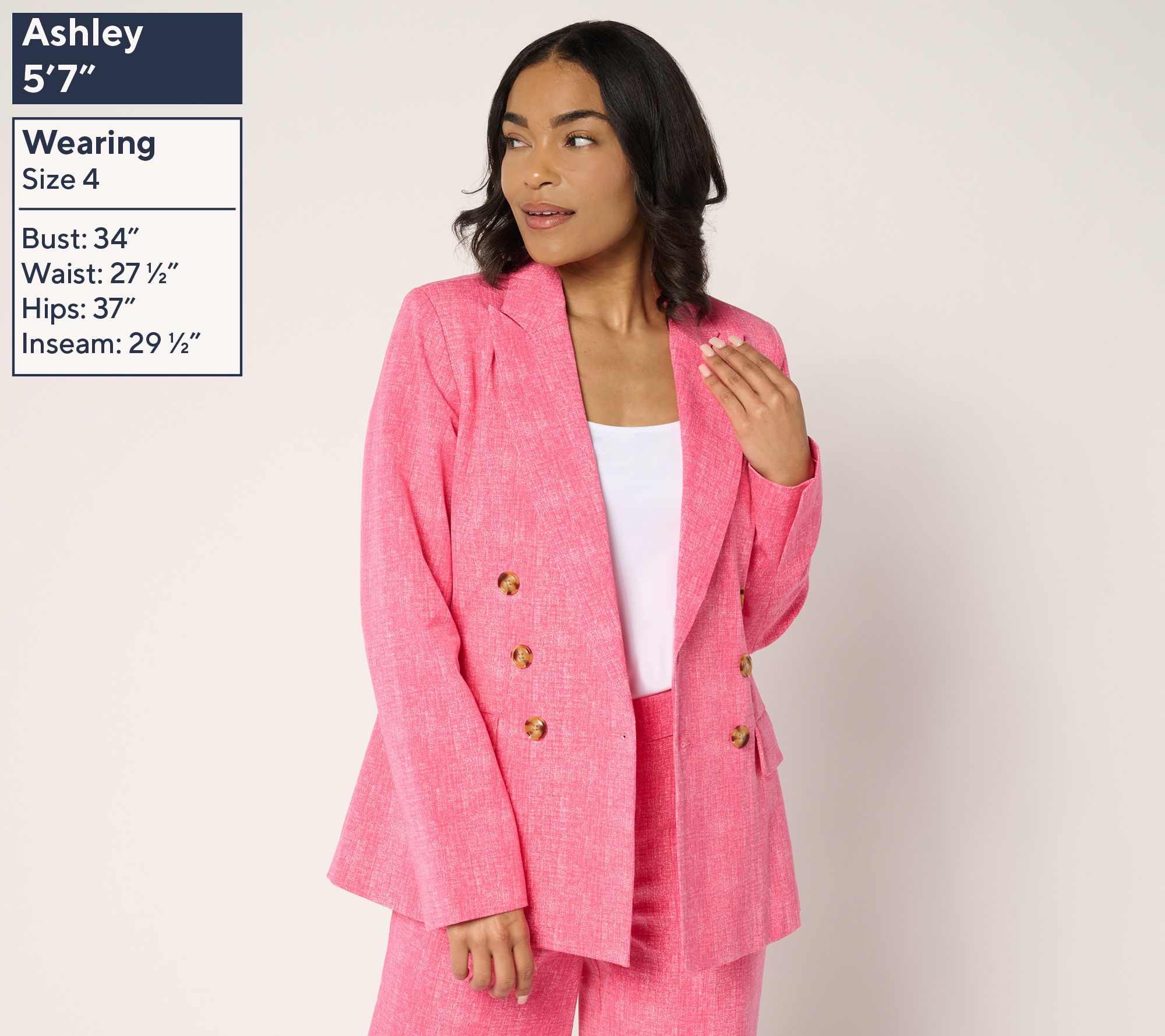 Isaac Mizrahi Live! Yacht Club 24/7 Stretch Printed Blazer - QVC.com