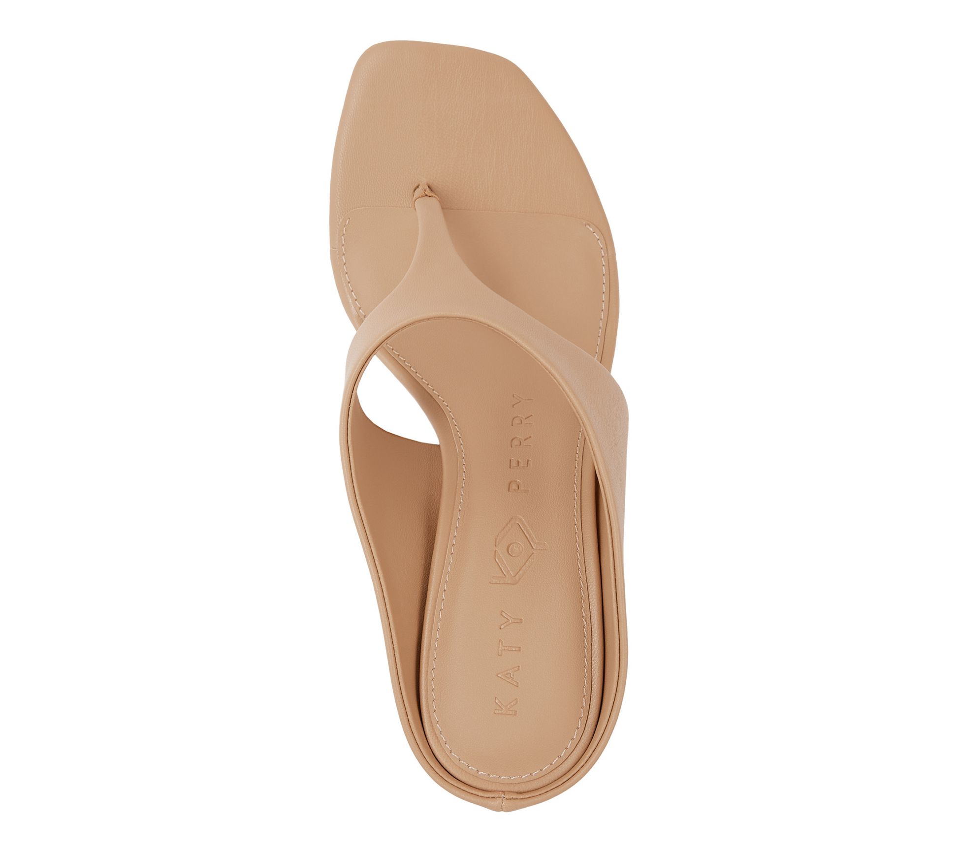 Katy Perry The Oceanside Low Rise Heeled ThongSandal - QVC.com