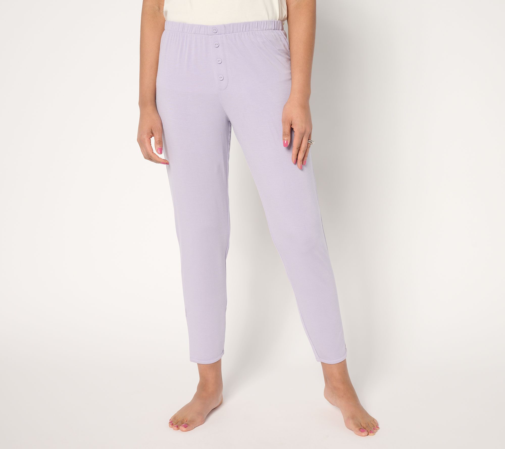 "As Is" Modern Soul Soothing Knit Jersey Tapered Lounge Pant - QVC.com