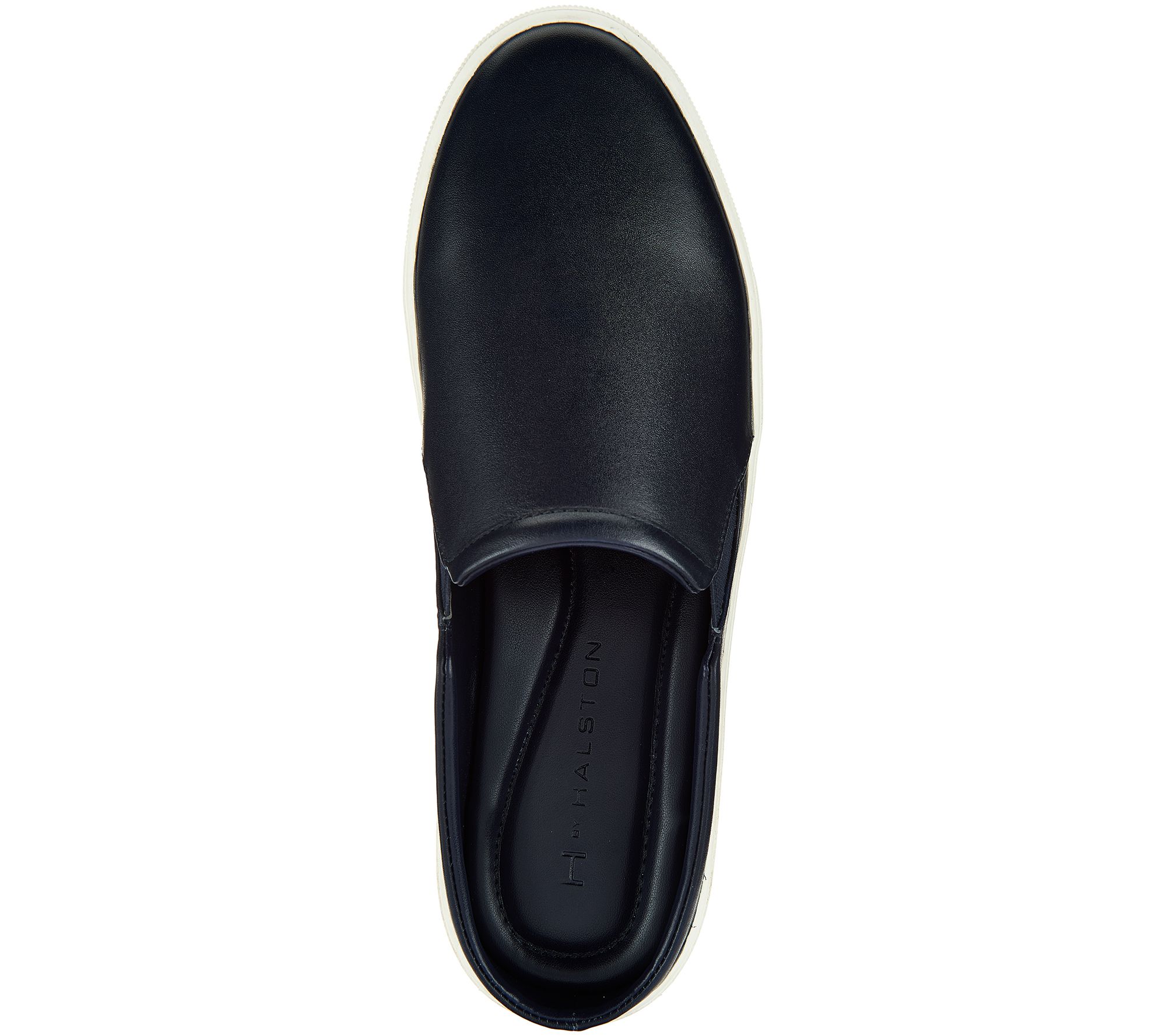 H by Halston Leather Slide-On Shoes - Ellie - QVC.com