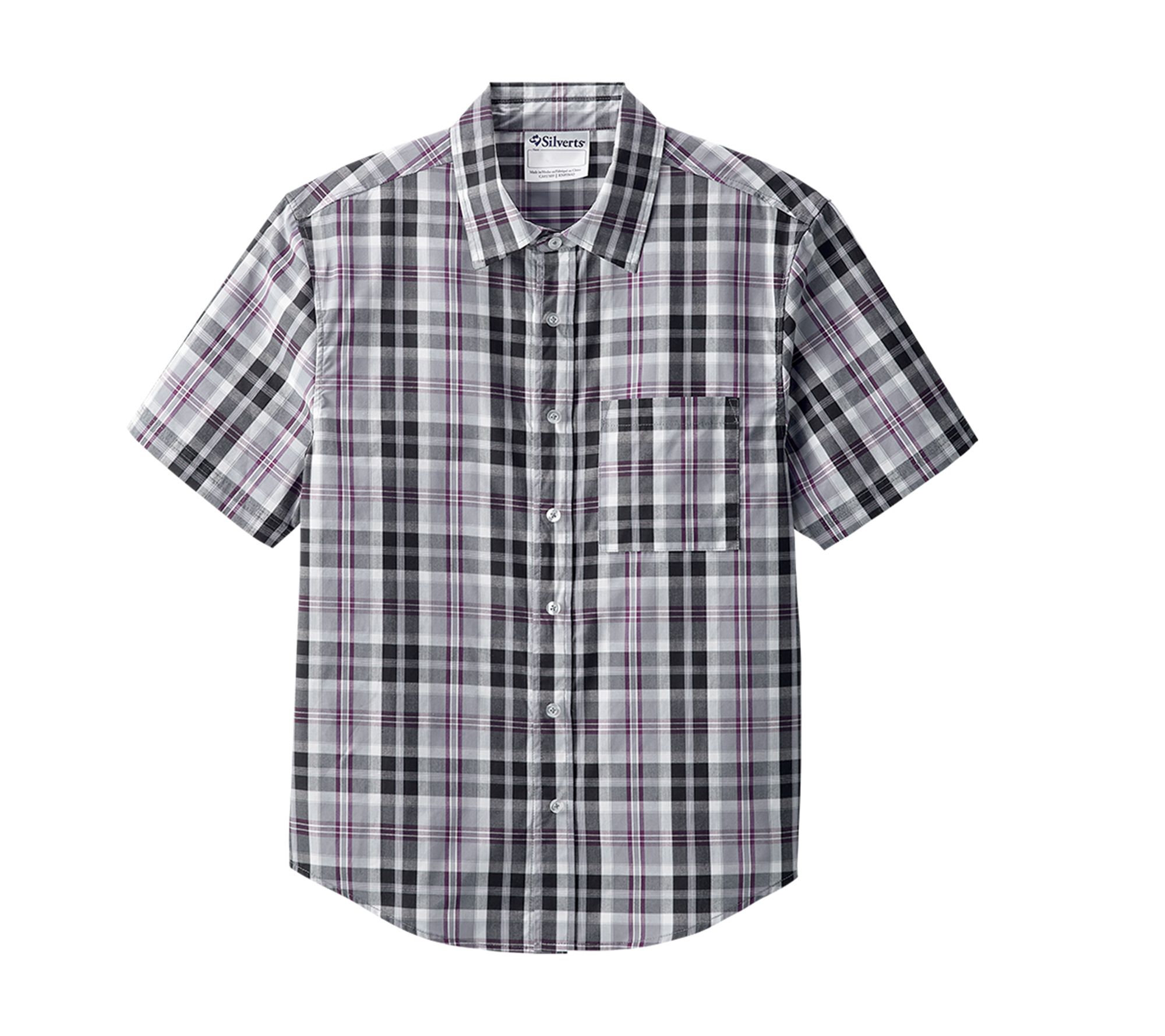 Silverts Men's Magnetic Button Sport Shirt - QVC.com