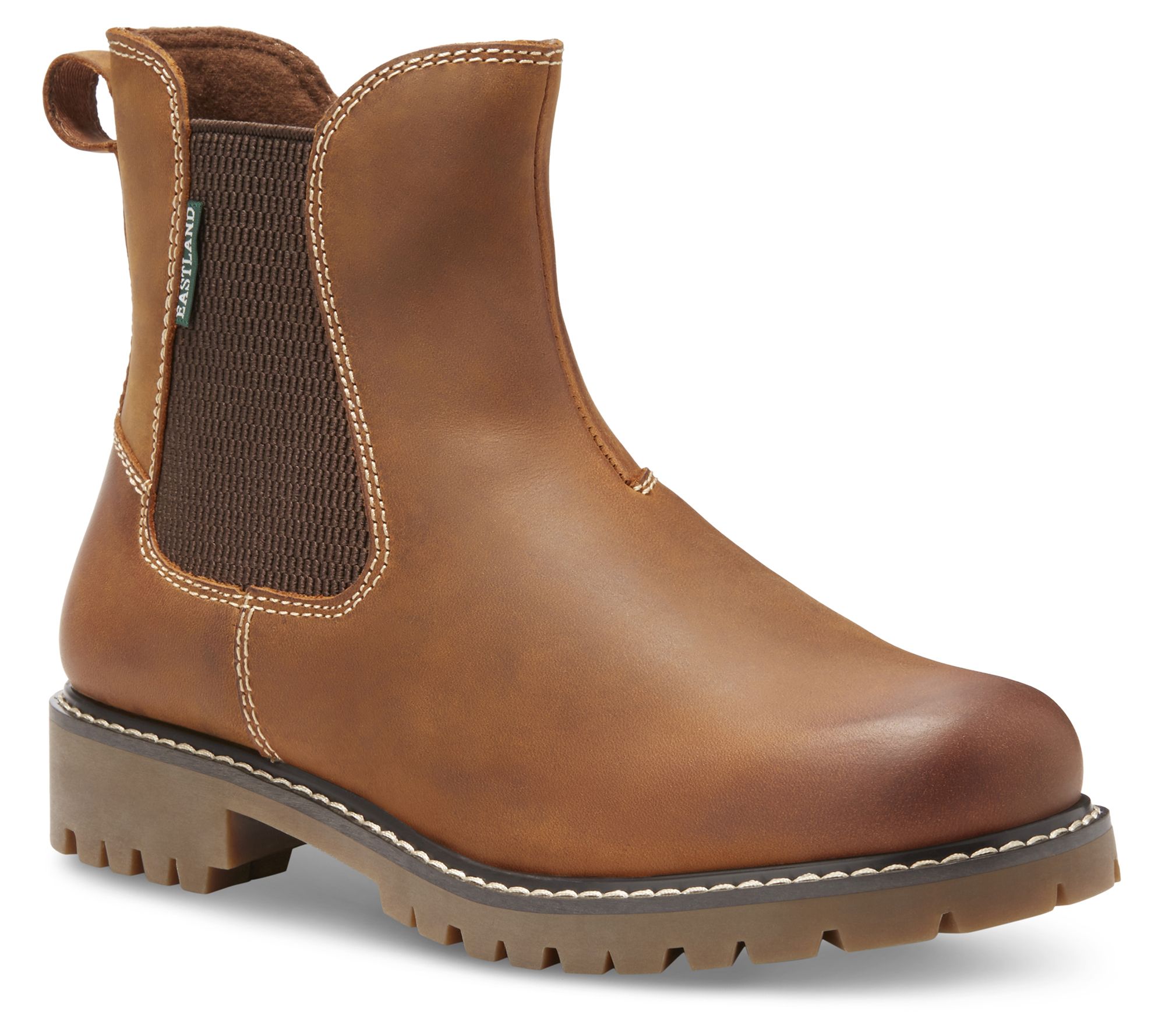 Eastland Mini Lug Chelsea Boot - Ida - QVC.com