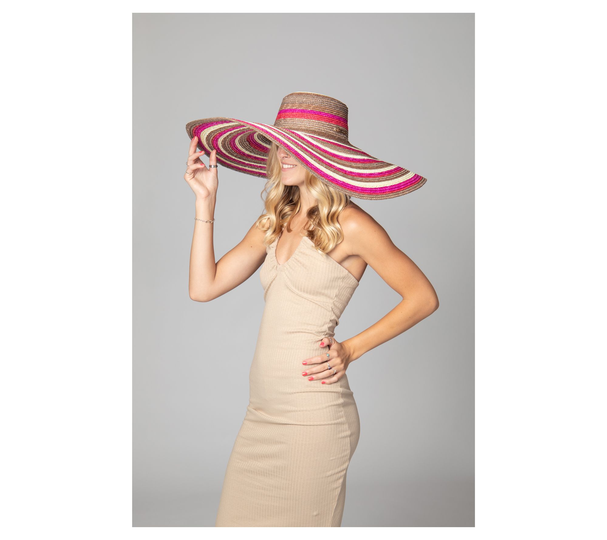 Trina by Trina Turk Tuscan Floppy Sun Hat - QVC.com
