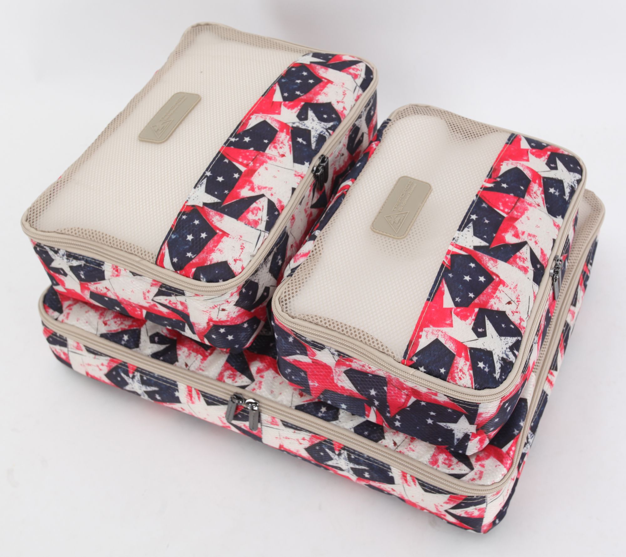 Triforce Set of 3 Packing Cubes with Shoe & Laundry Bags - QVC.com